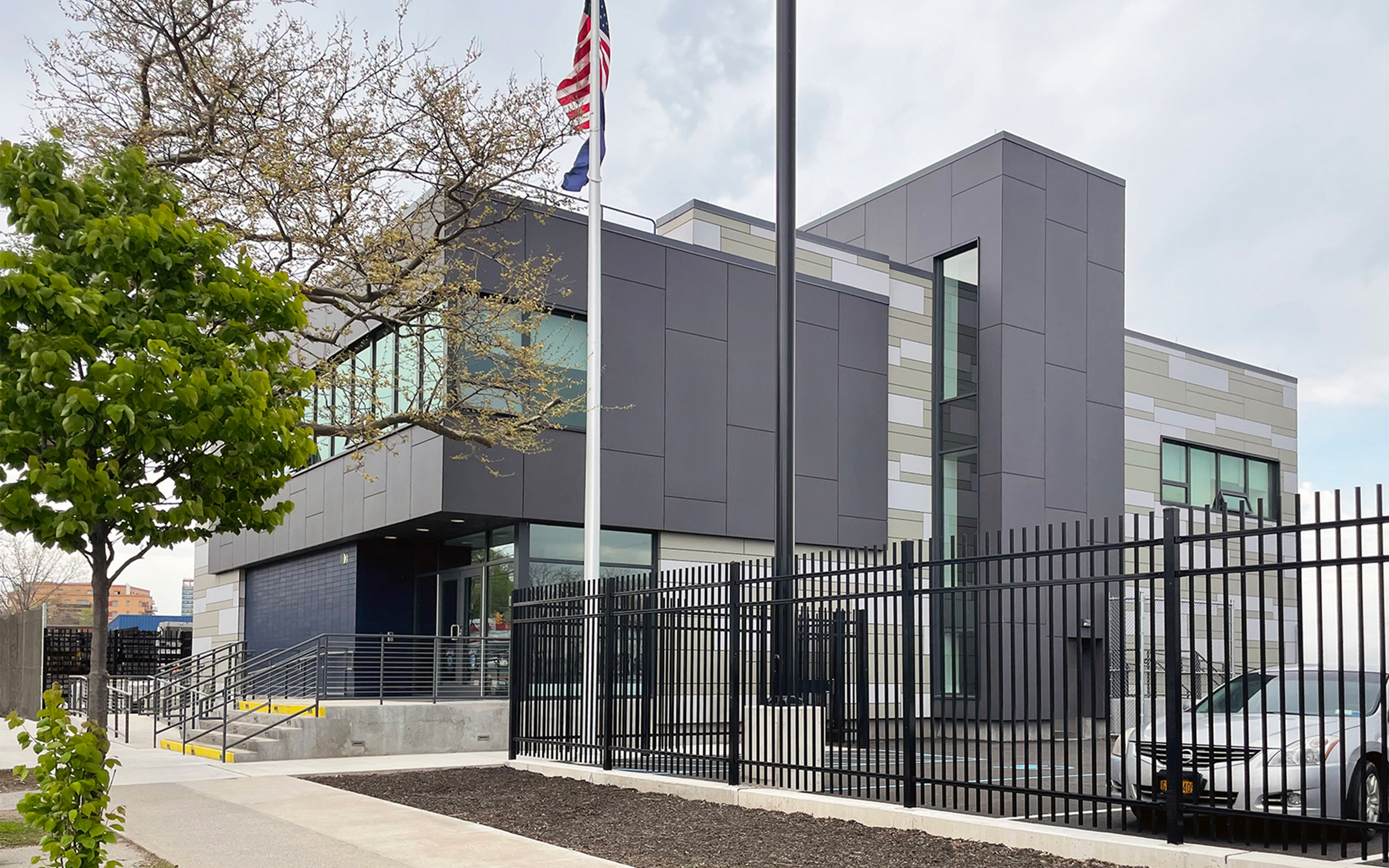 MTA District 9 Police Facility by di Domenico + Partners, LLP - Architizer