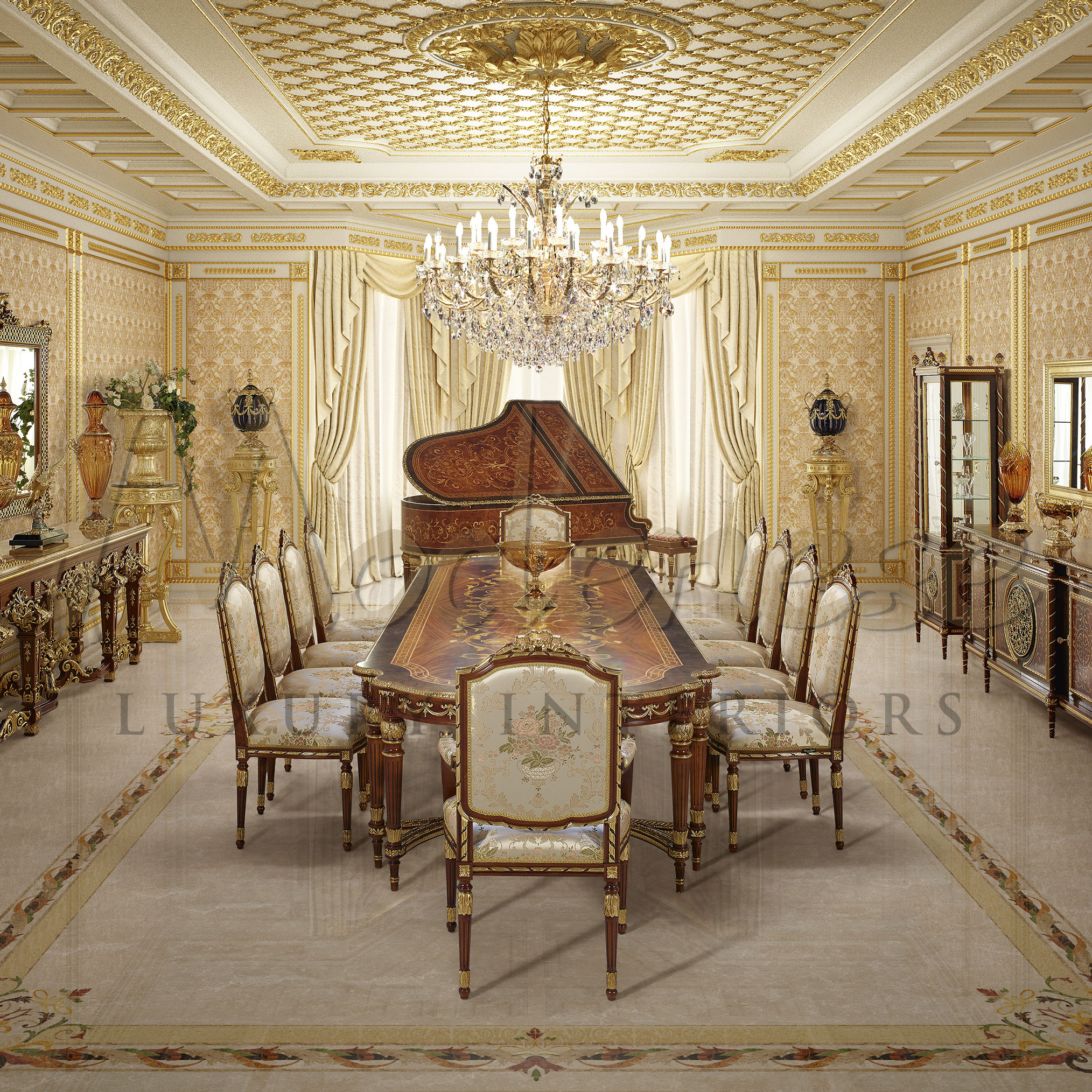 The Symphony of Luxury in the Classical Dining Room by Modenese ...