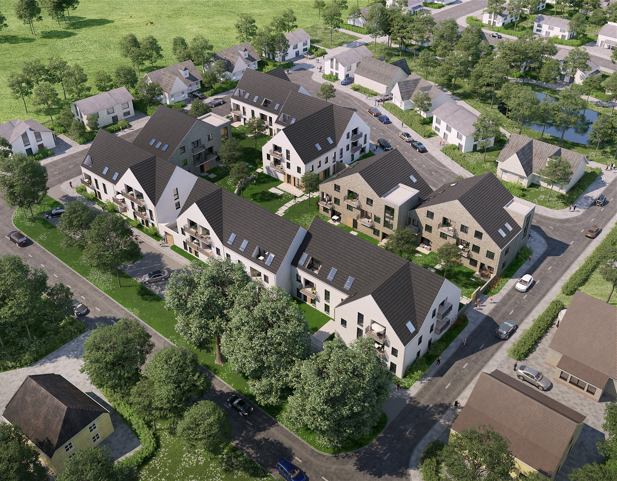 GARTENHOFQuartier Großburgwedel by Guder Hoffend Architekten - Architizer