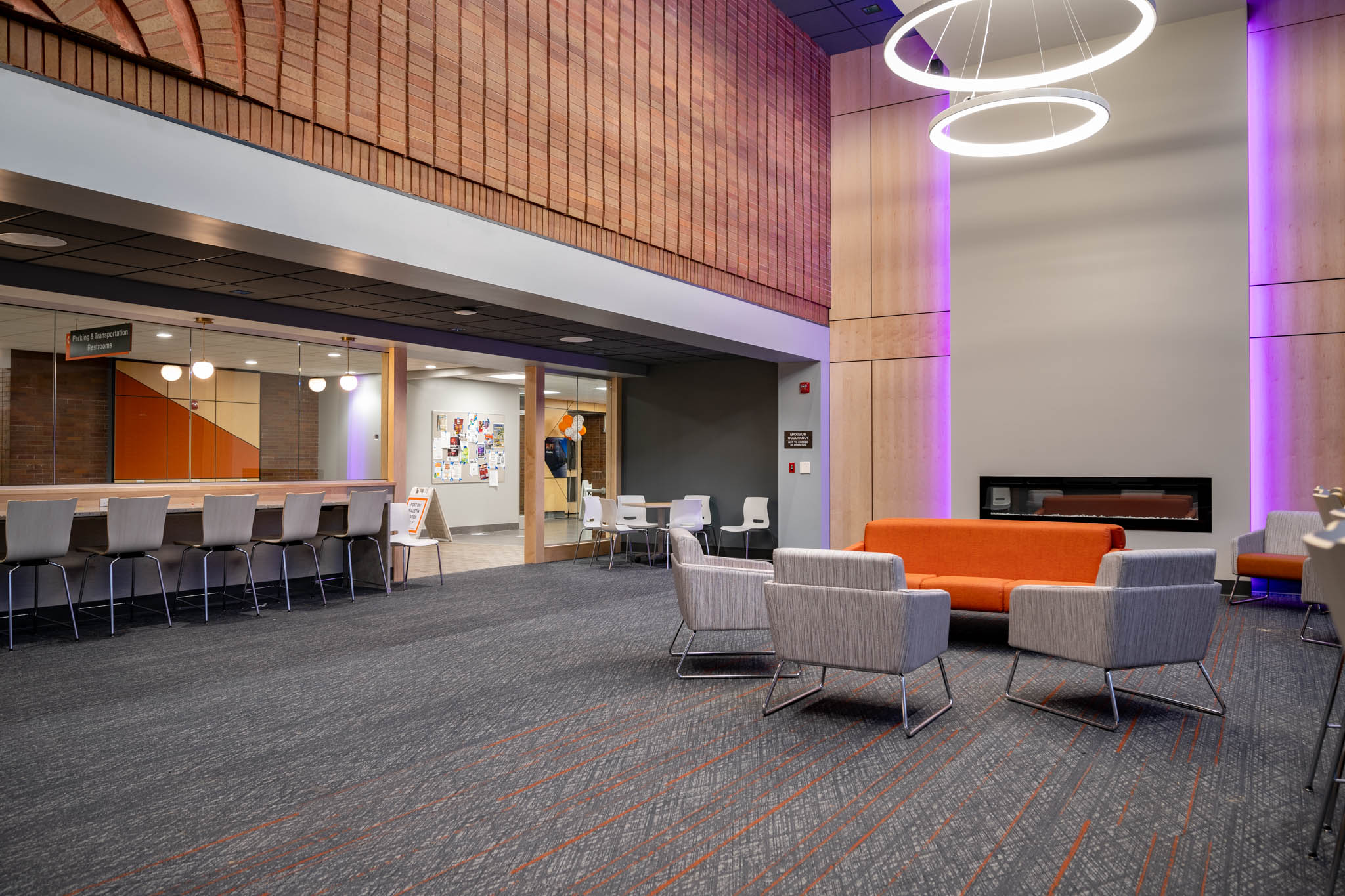 R.I.T. Grace Watson Hall Student Lounge by R3D Media - Architizer