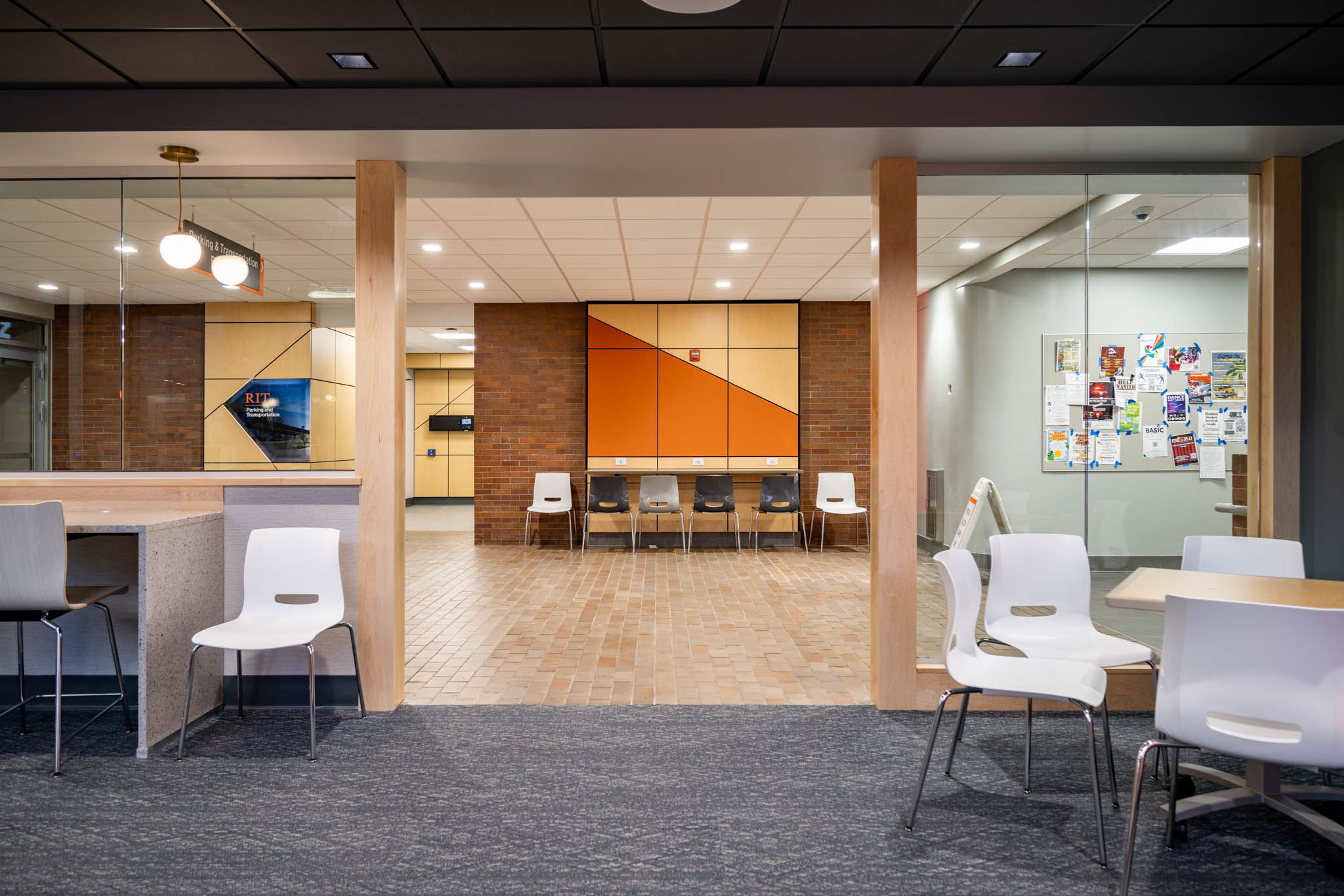 R.I.T. Grace Watson Hall Student Lounge by R3D Media - Architizer