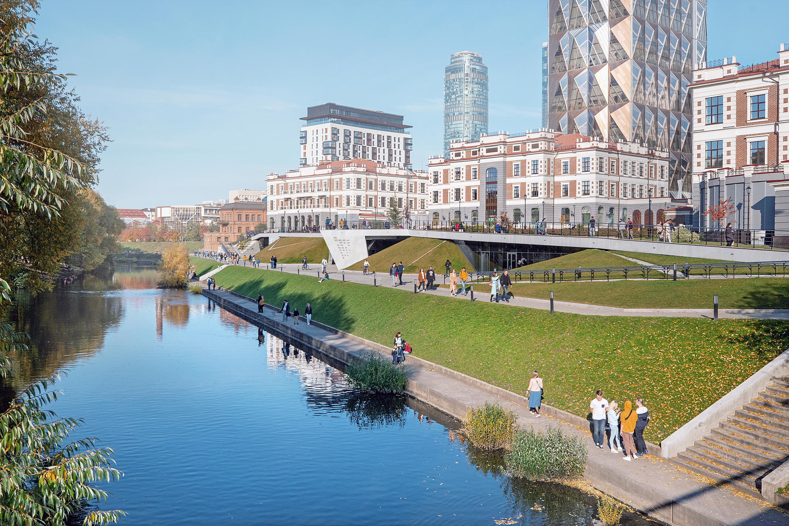 Landscaping of the embankment along Gorky Street by ARCHINFORM - Architizer