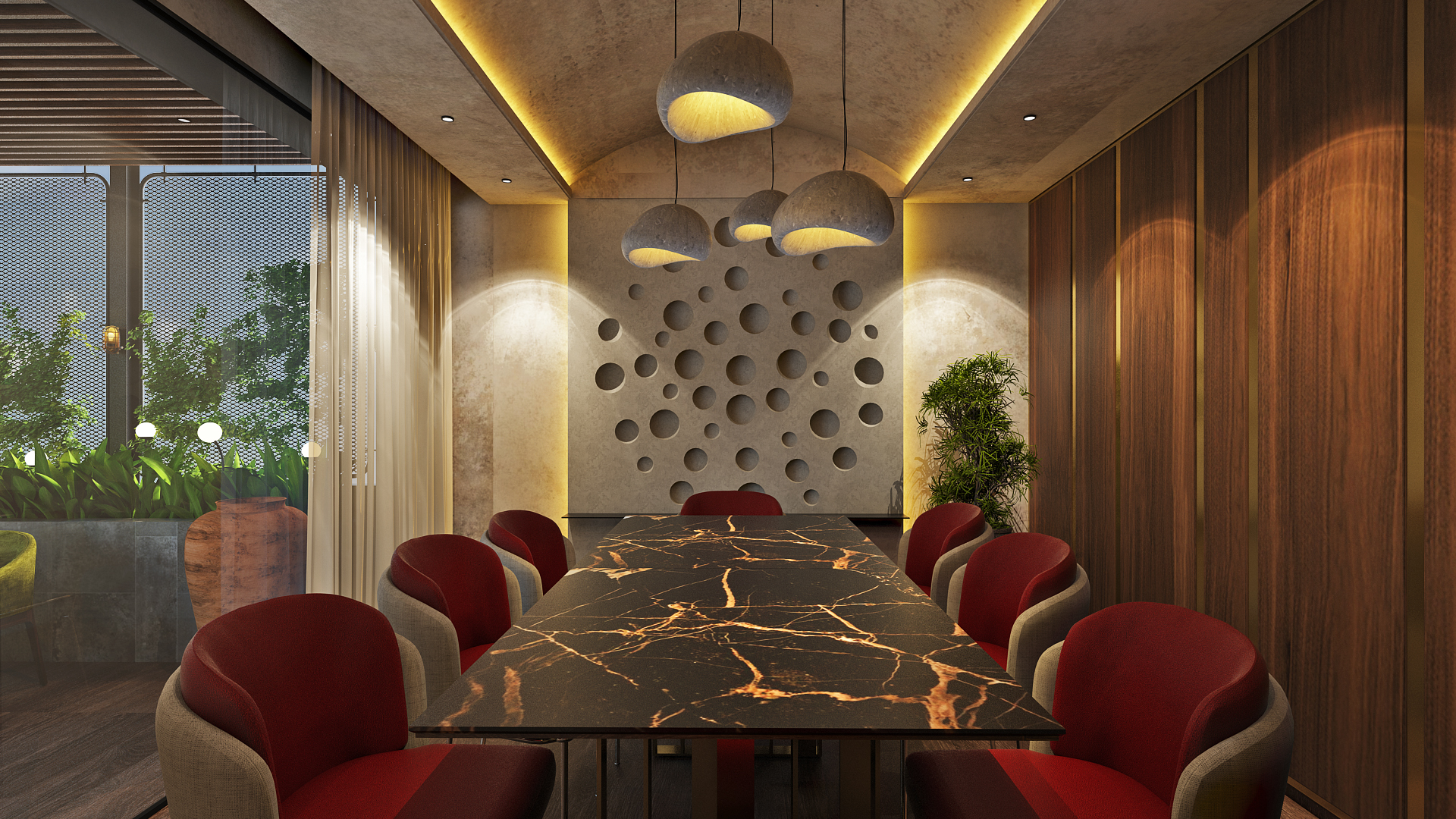 Raspberry-Fine Dining Restaurant by Zero Inch Interiors Ltd. - Architizer