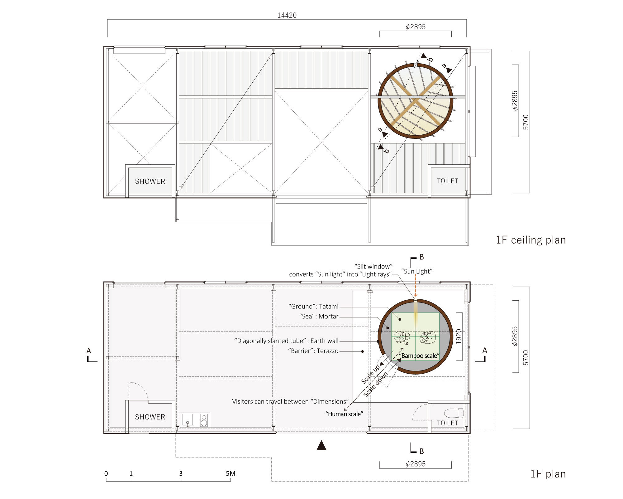 A "diagonally slanted tube" by nano Architects - Architizer