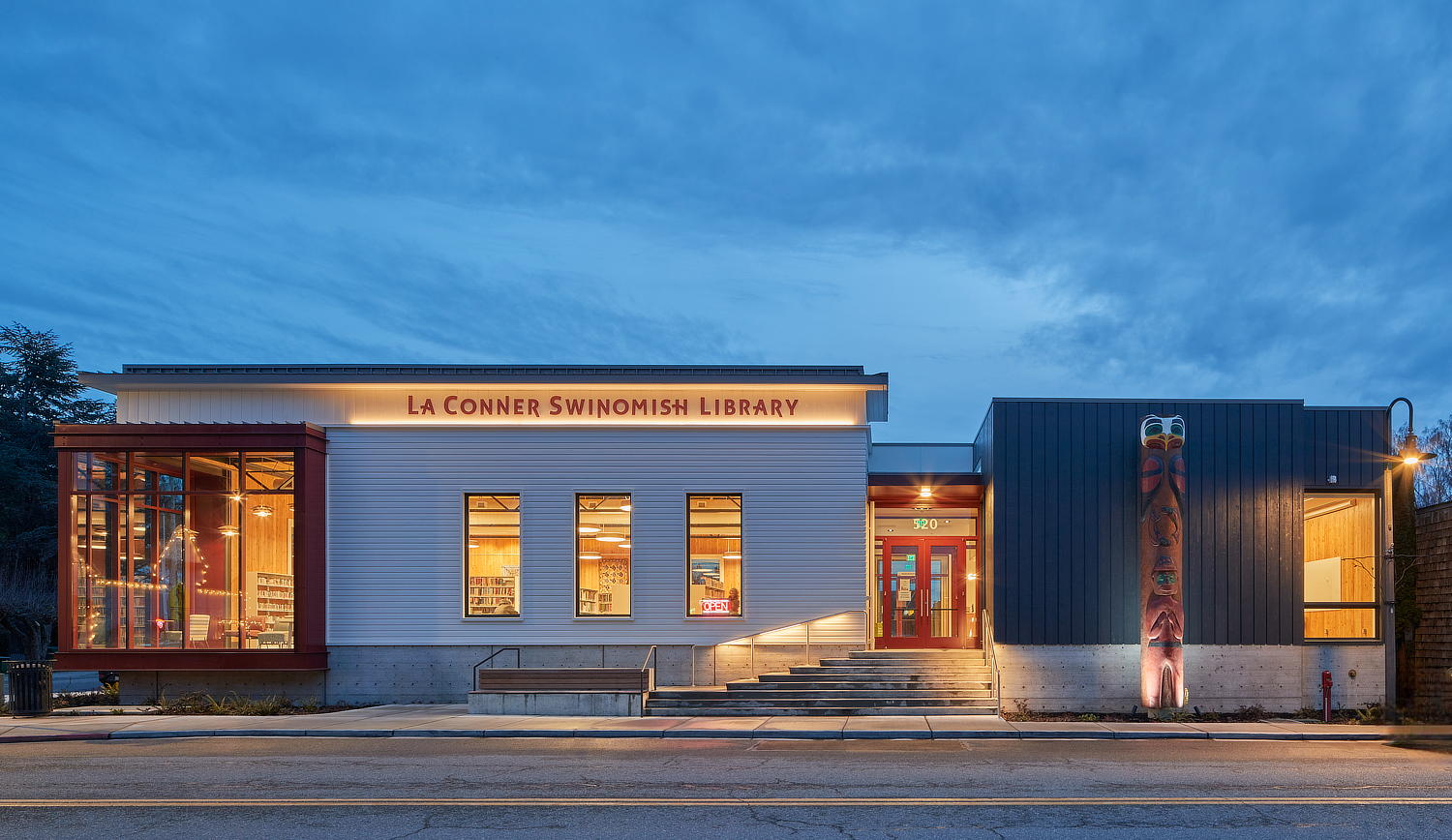 La Conner Swinomish Library by BuildingWork - Architizer