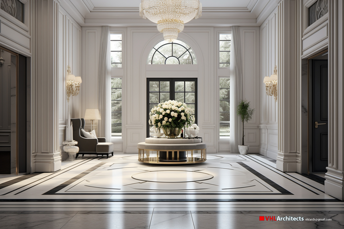 White Classic Villa by VoHuuLinh Architects by Vo Huu Linh Architects ...