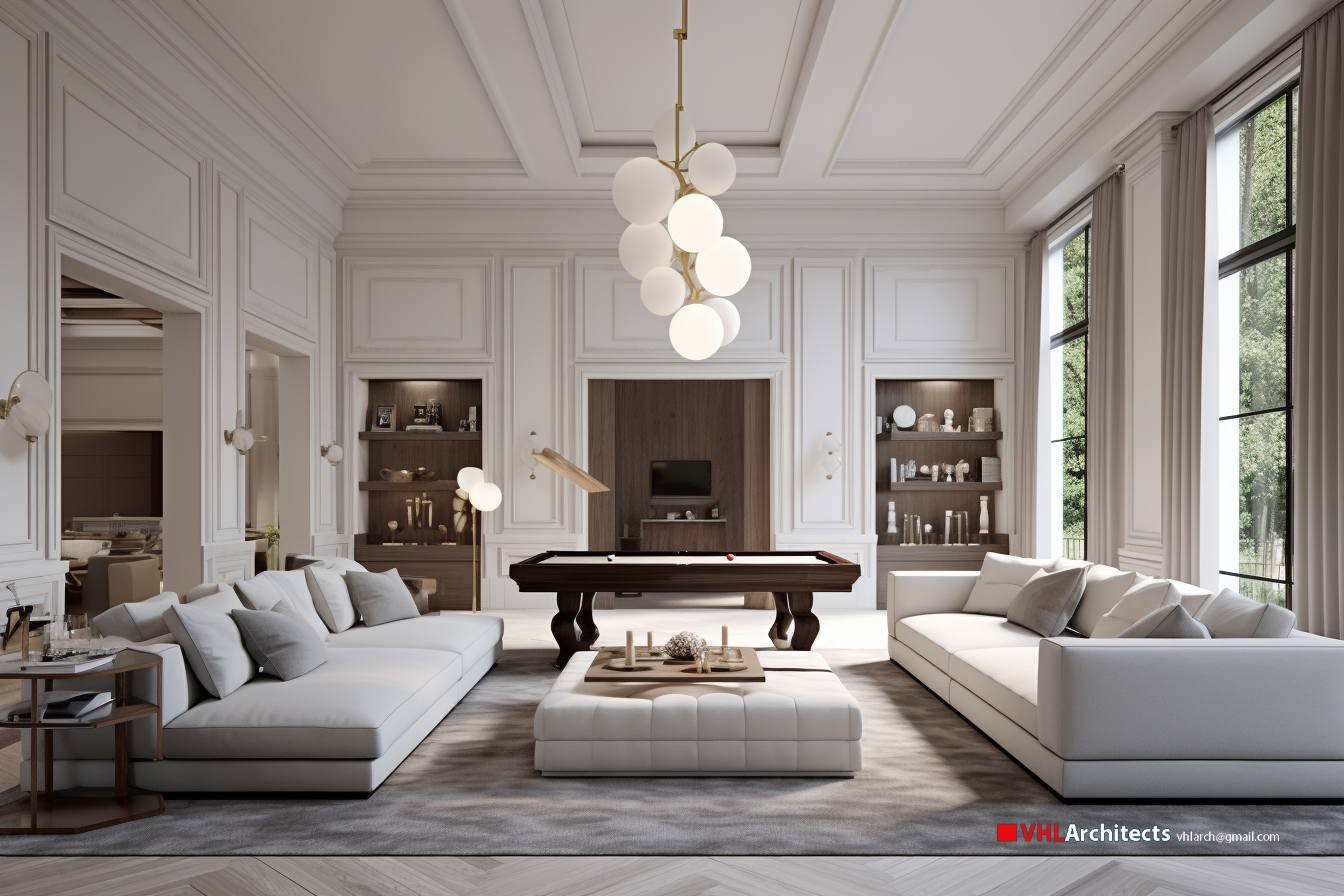 White Classic Villa by VoHuuLinh Architects by Vo Huu Linh Architects ...