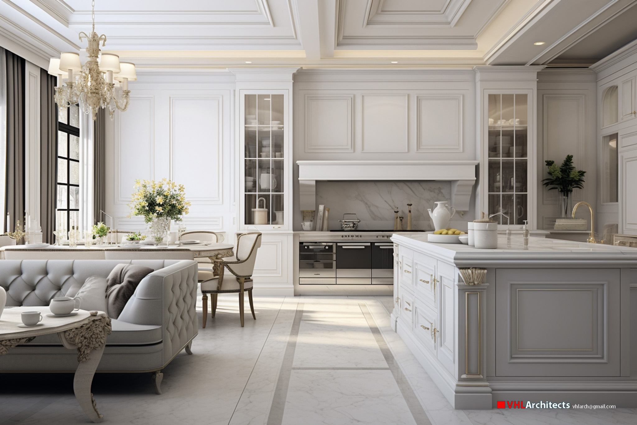 Idea 3767270: White Classic Villa by VoHuuLinh Architects by ...