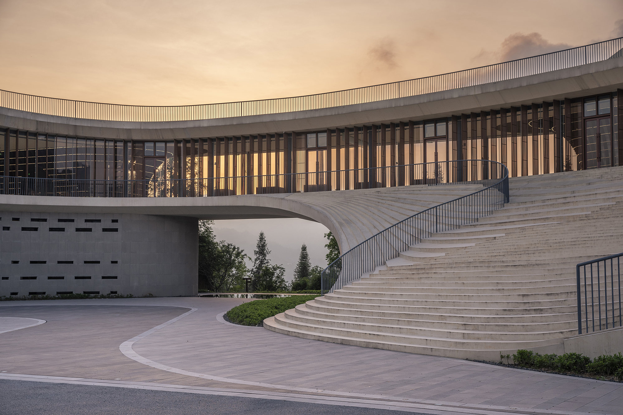 Sanxia Tea Town Exhibition Center by ARCHSTUDIO - Architizer