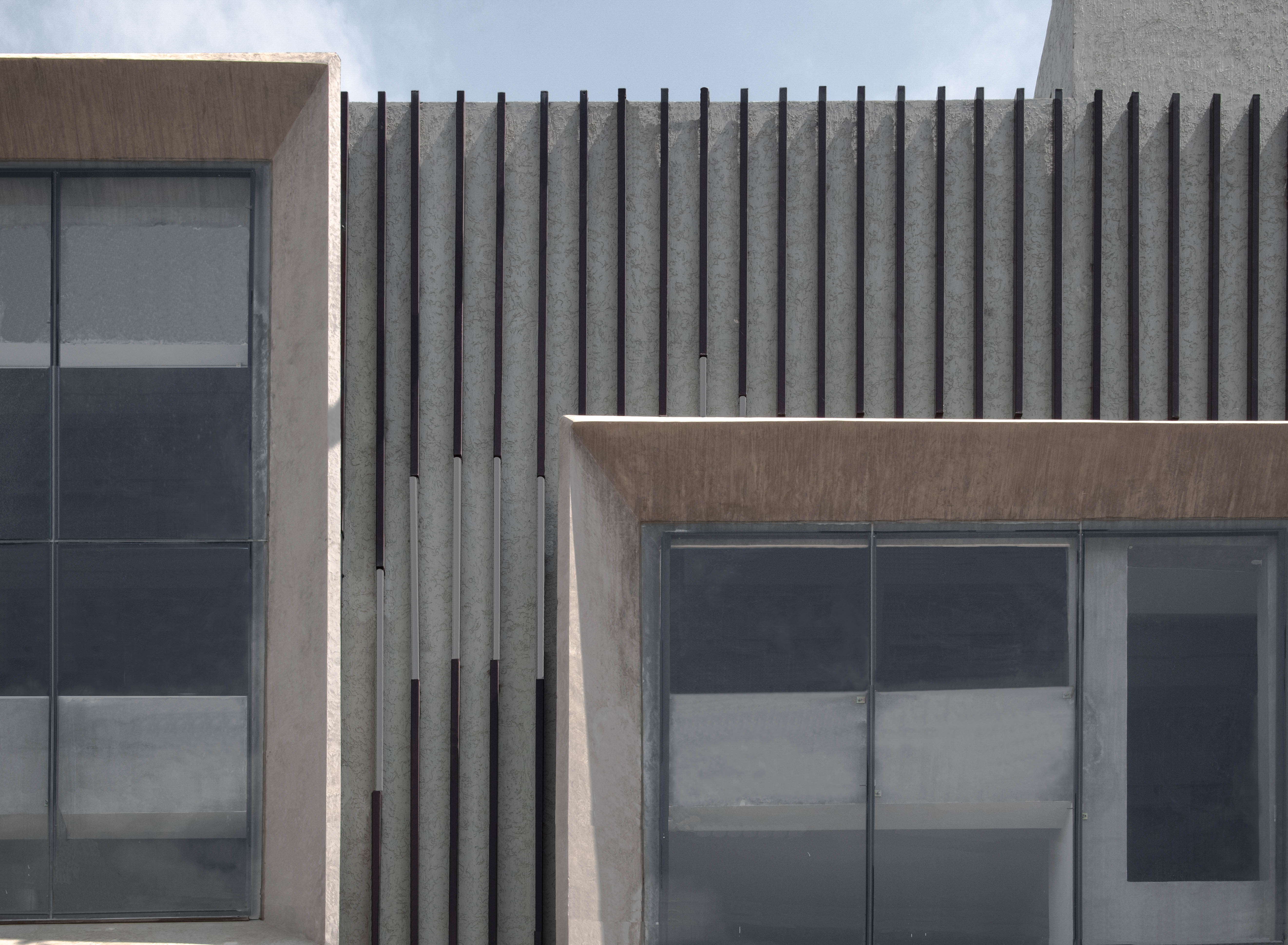 Rhythmic Screened Facade by A.J Architects - Architizer