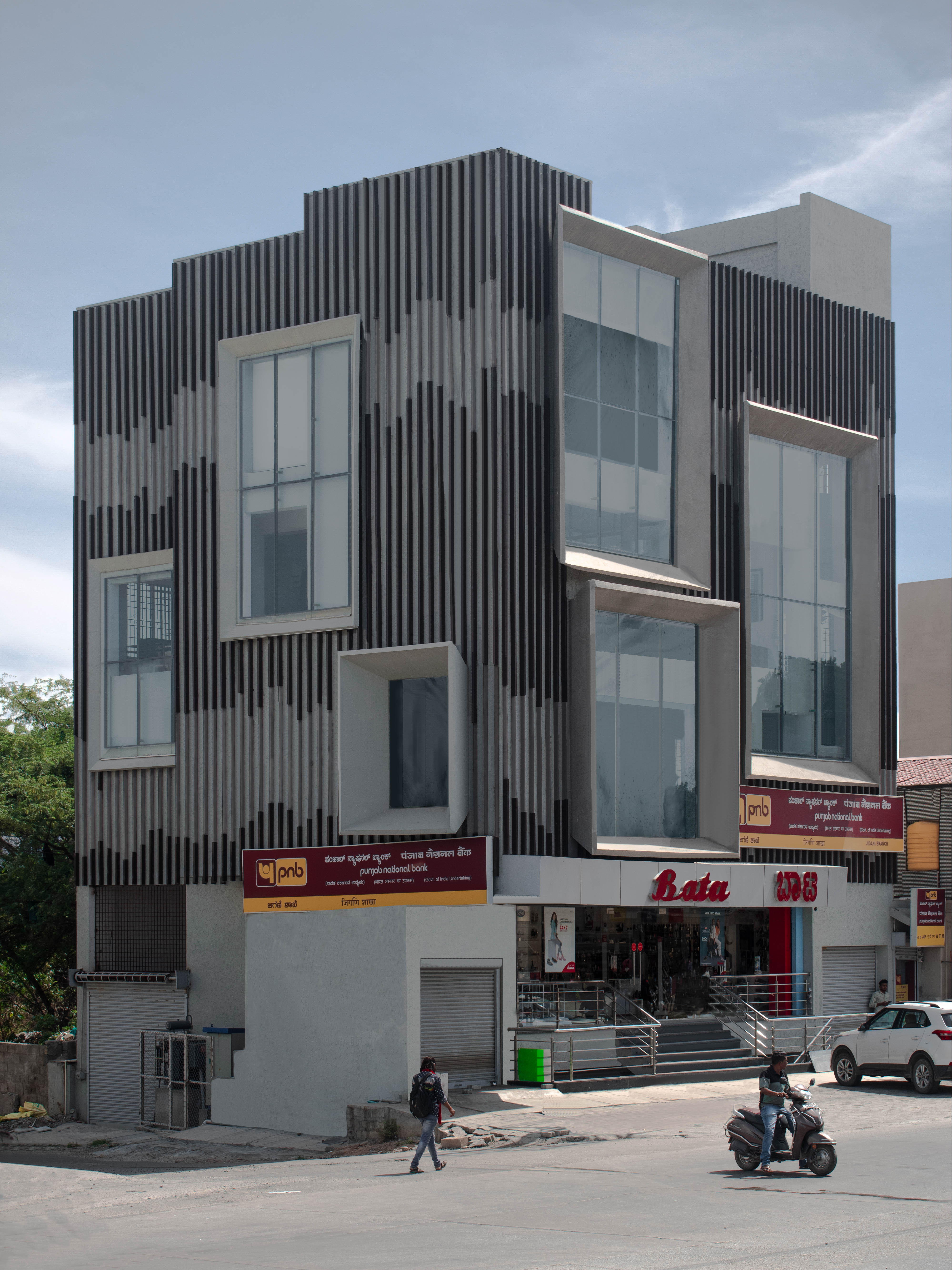 Rhythmic Screened Facade by A.J Architects - Architizer