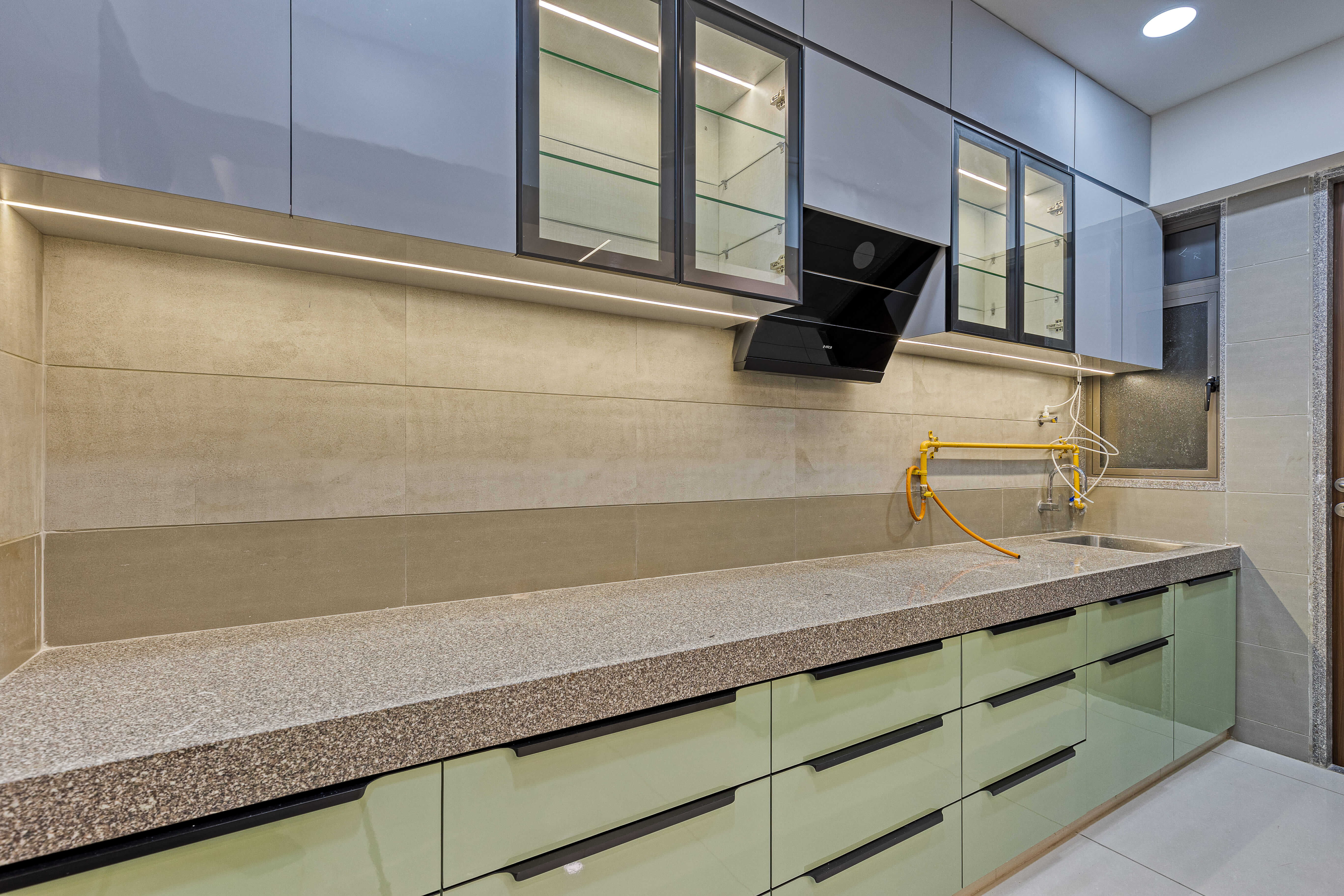 Olive Greens A703 – 3BHK Standard Turnkey Interior Design in Ahmedabad ...