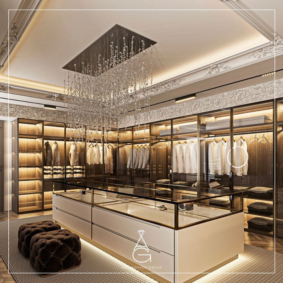 Bespoke Joinery Team for Luxury Dressing Room by LUXURY ANTONOVICH ...