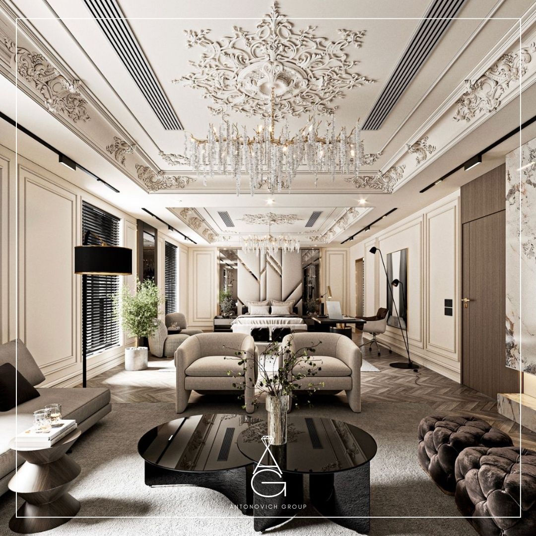 Spacious and Functional Master Bedroom Interior Design by LUXURY ...