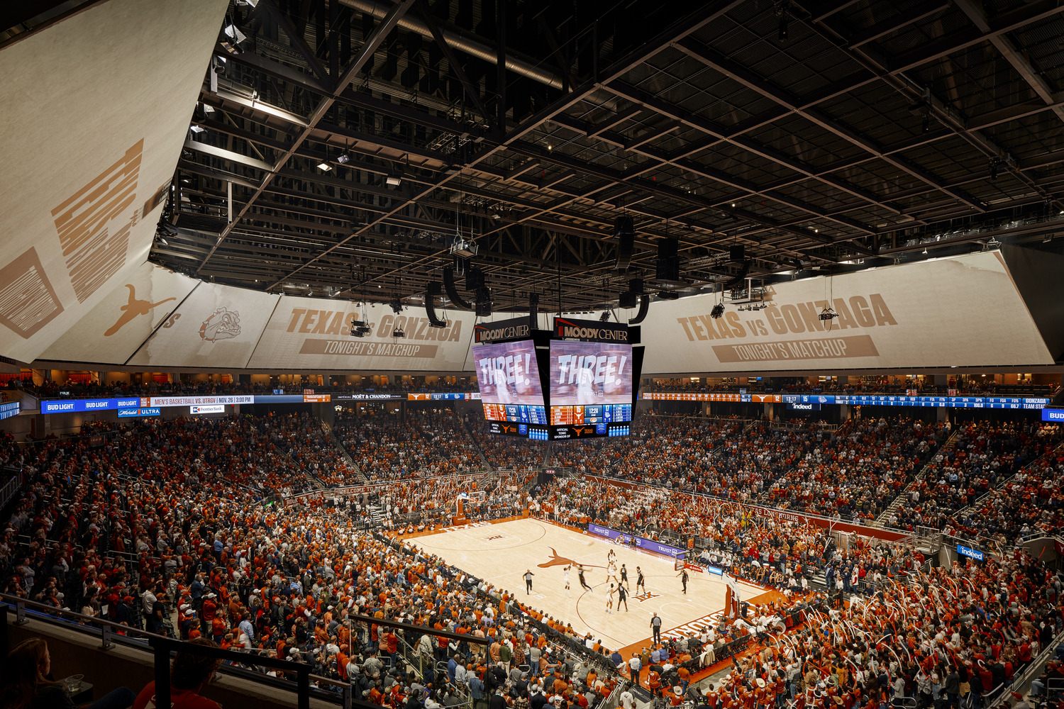 The University of Texas at Austin Moody Center Basketball and Events ...