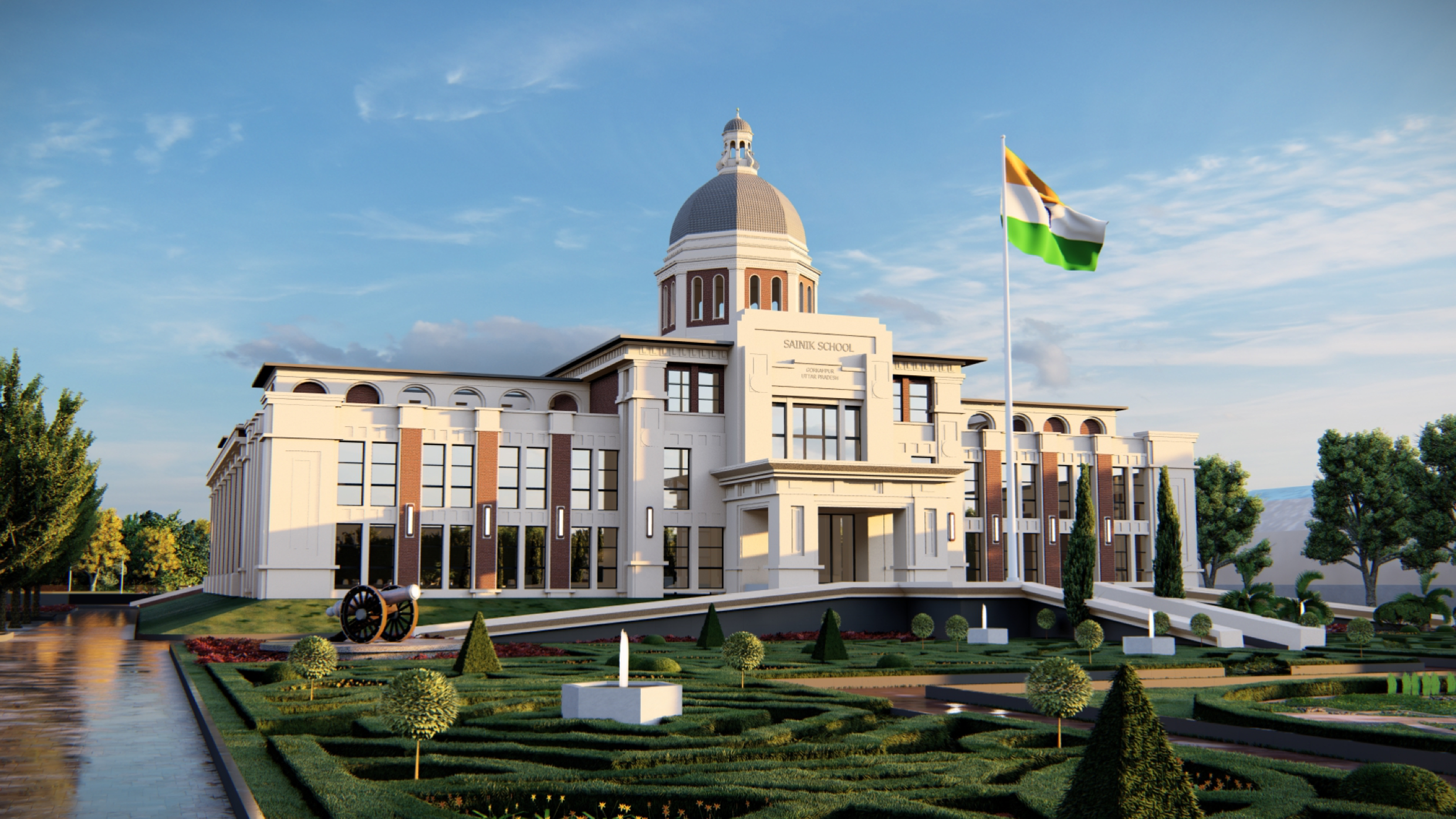 DFI | Sainik School, Gorakhpur by Design Forum International - Architizer