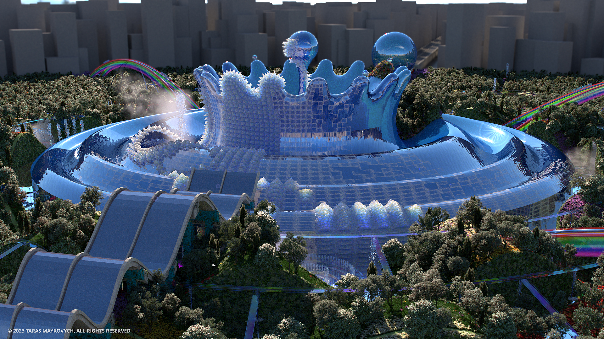 Water Splash Building by Taras3D - Architizer