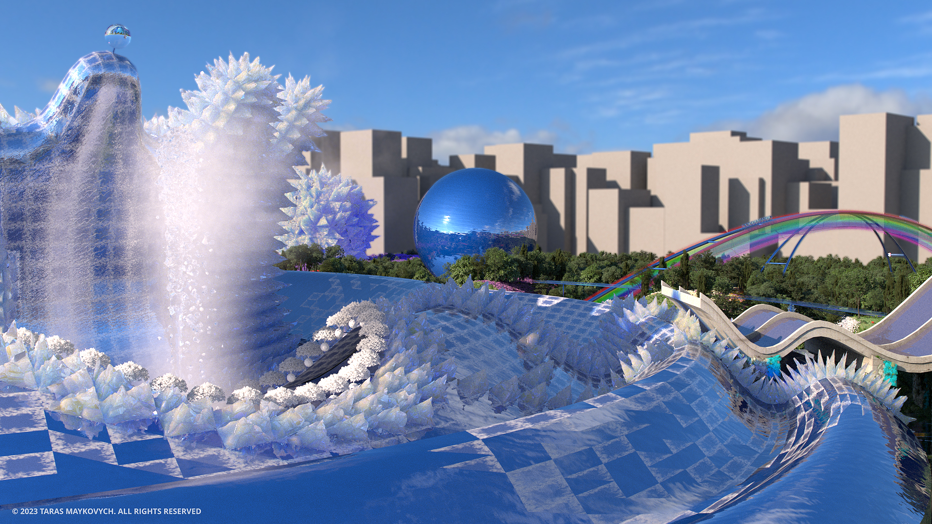 Water Splash Building by Taras3D - Architizer