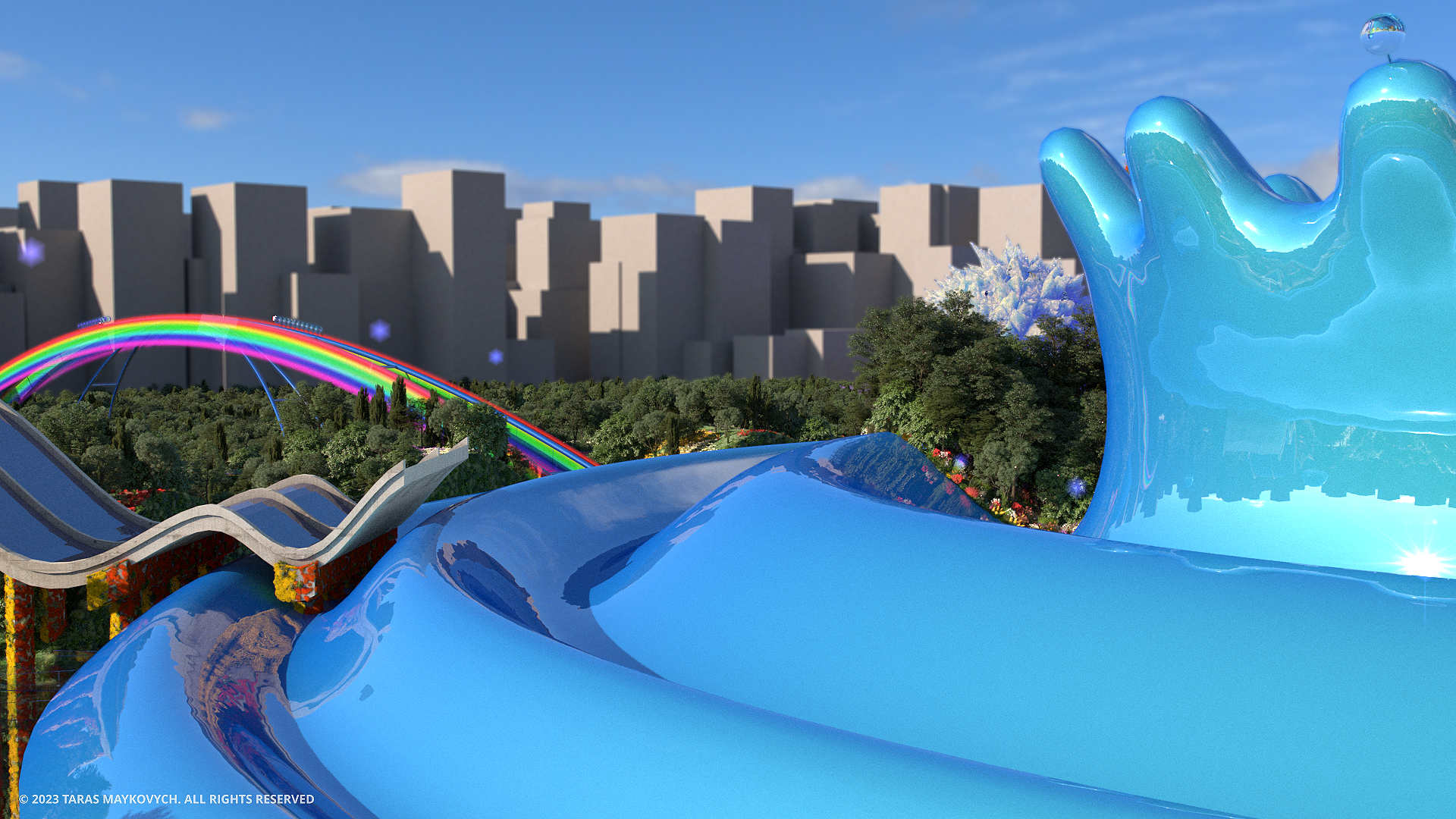 Water Splash Building by Taras3D - Architizer