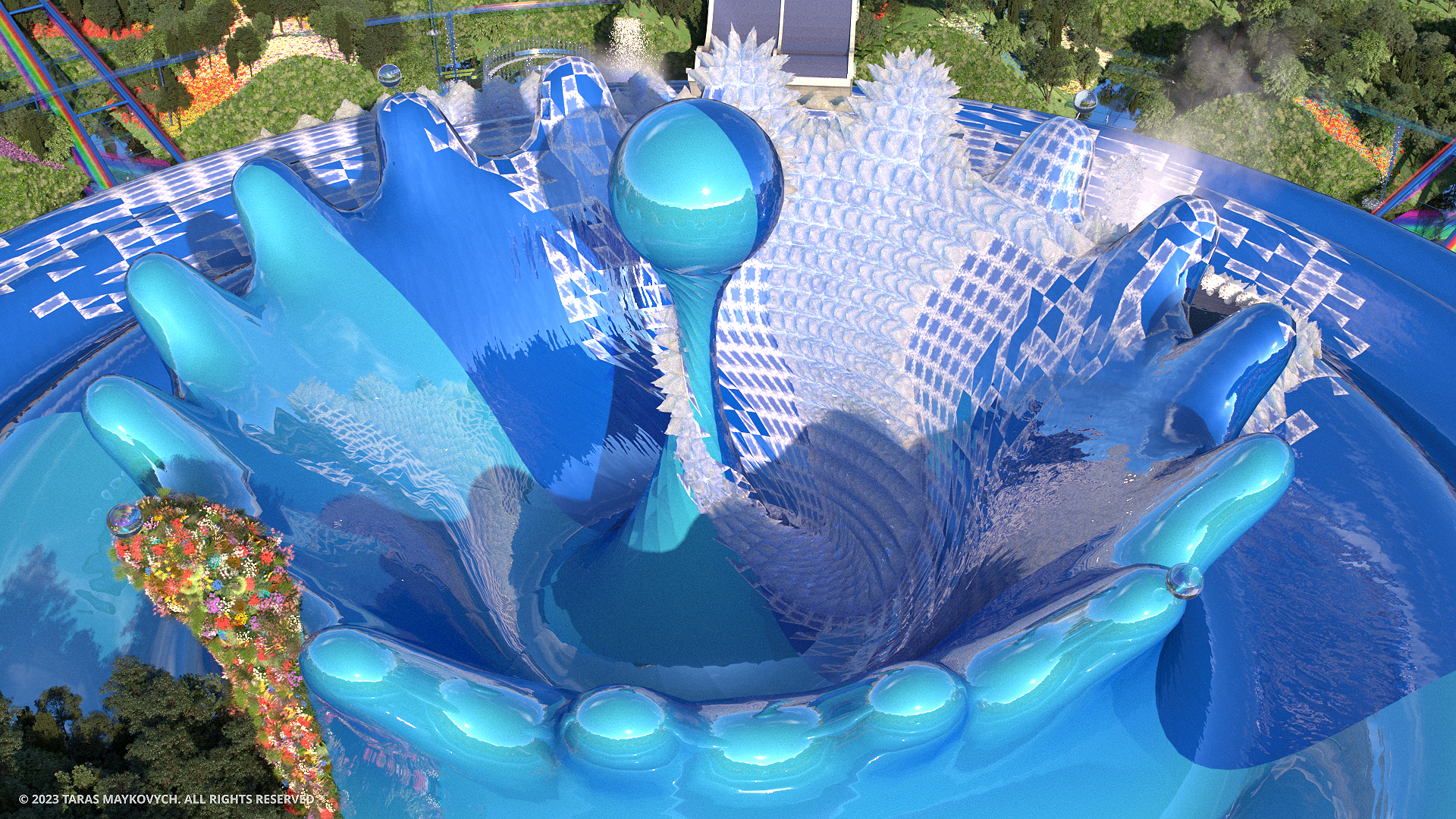 Water Splash Building by Taras3D - Architizer