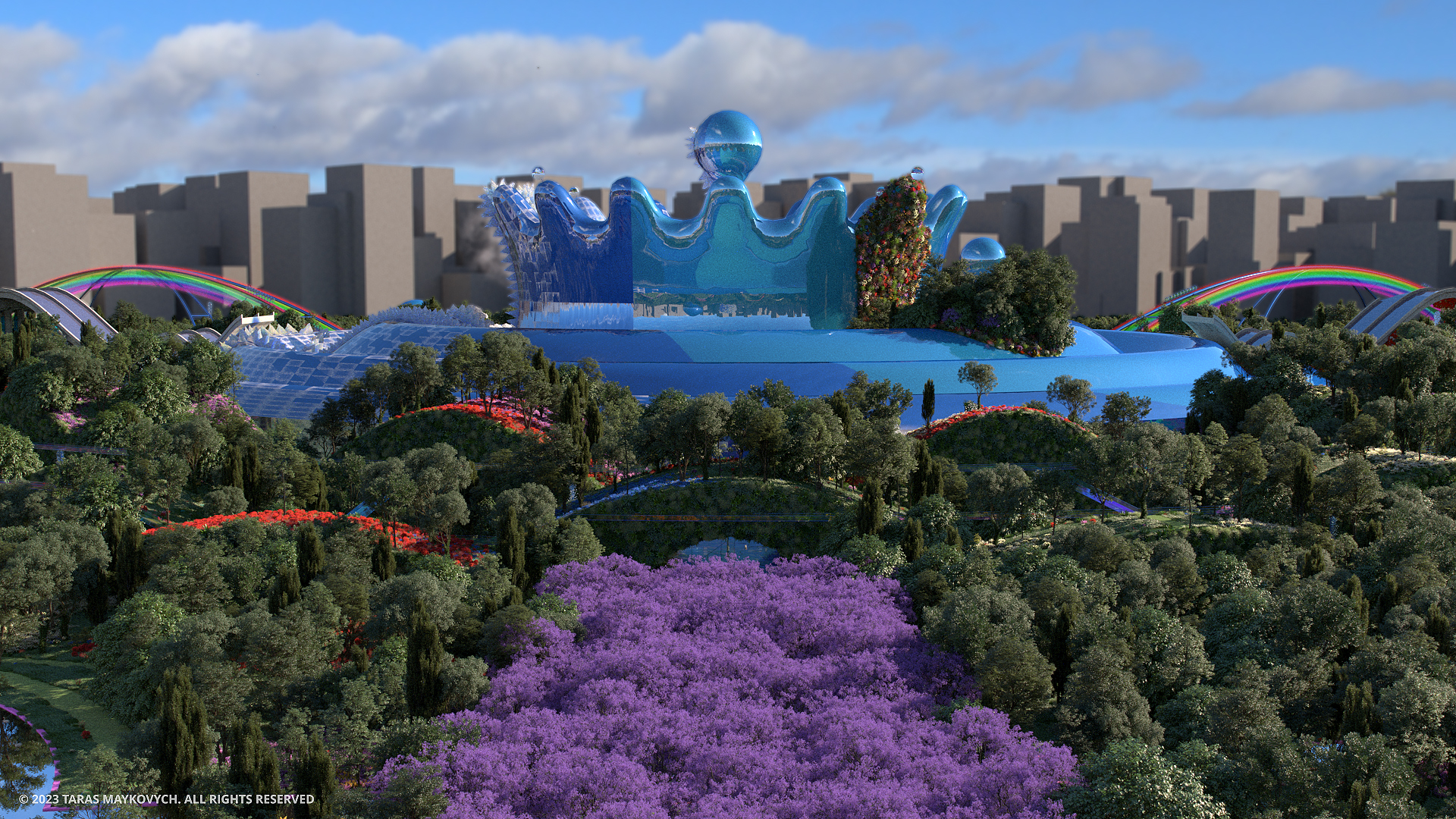 Water Splash Building by Taras3D - Architizer