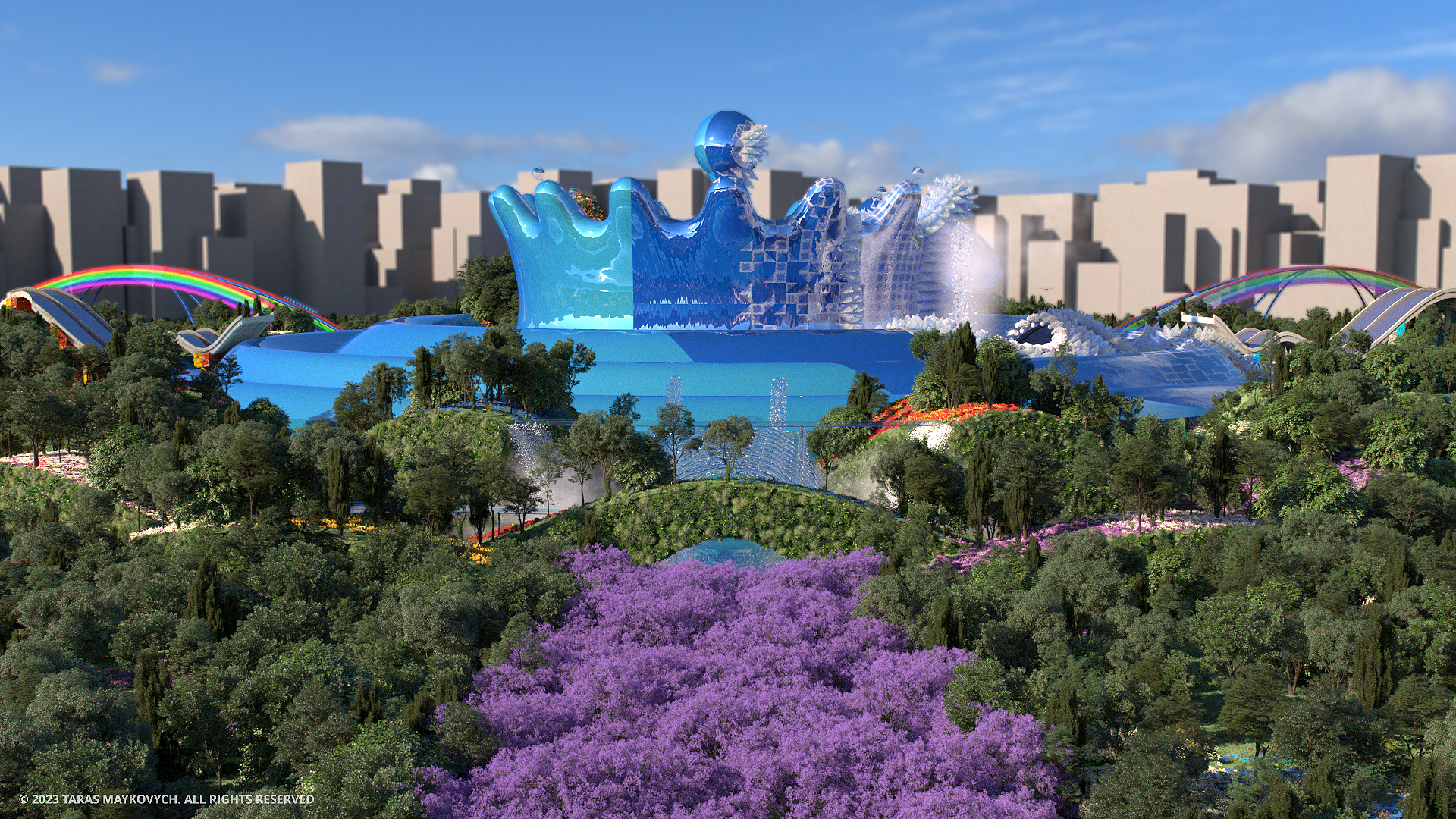 Water Splash Building by Taras3D - Architizer