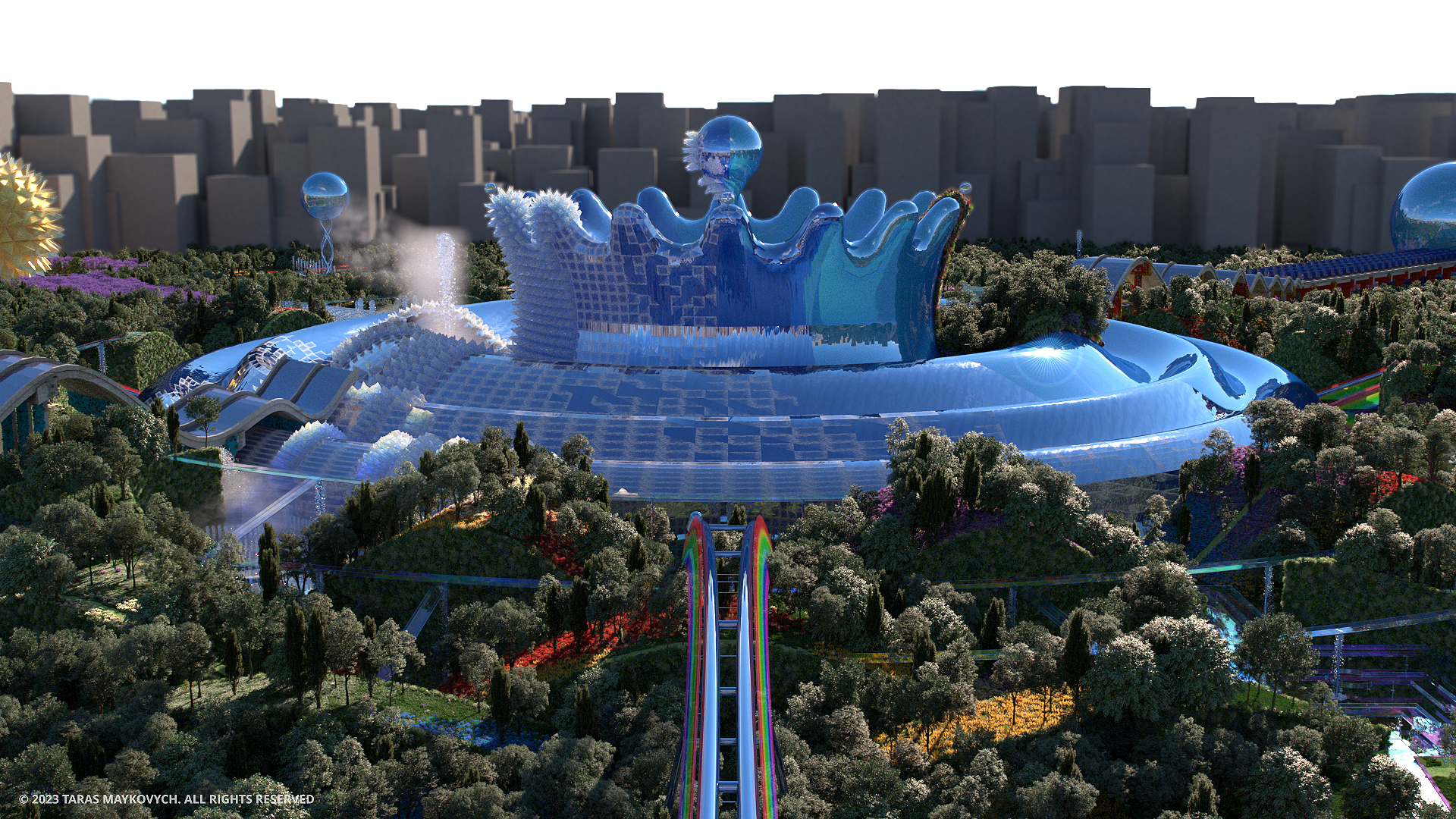 Water Splash Building by Taras3D - Architizer