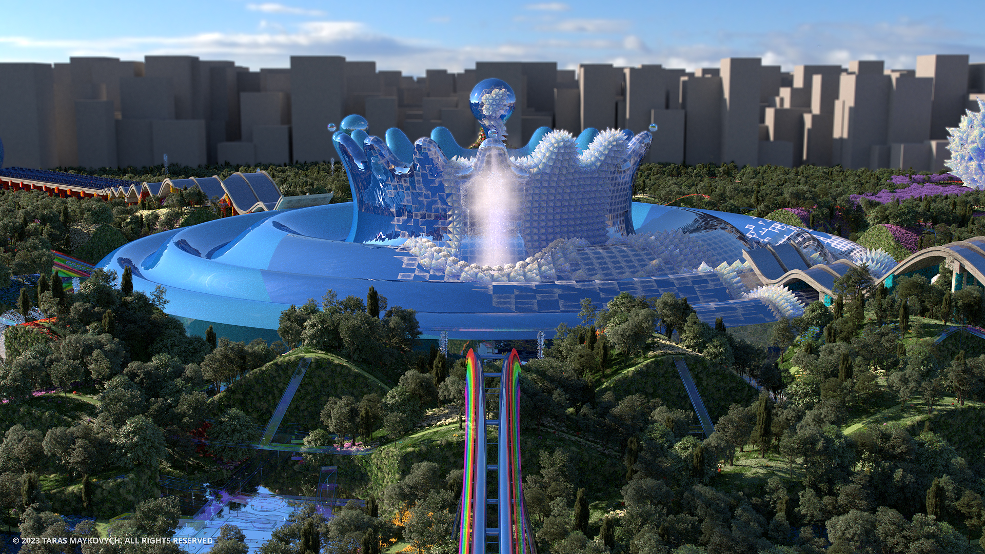 Water Splash Building by Taras3D - Architizer