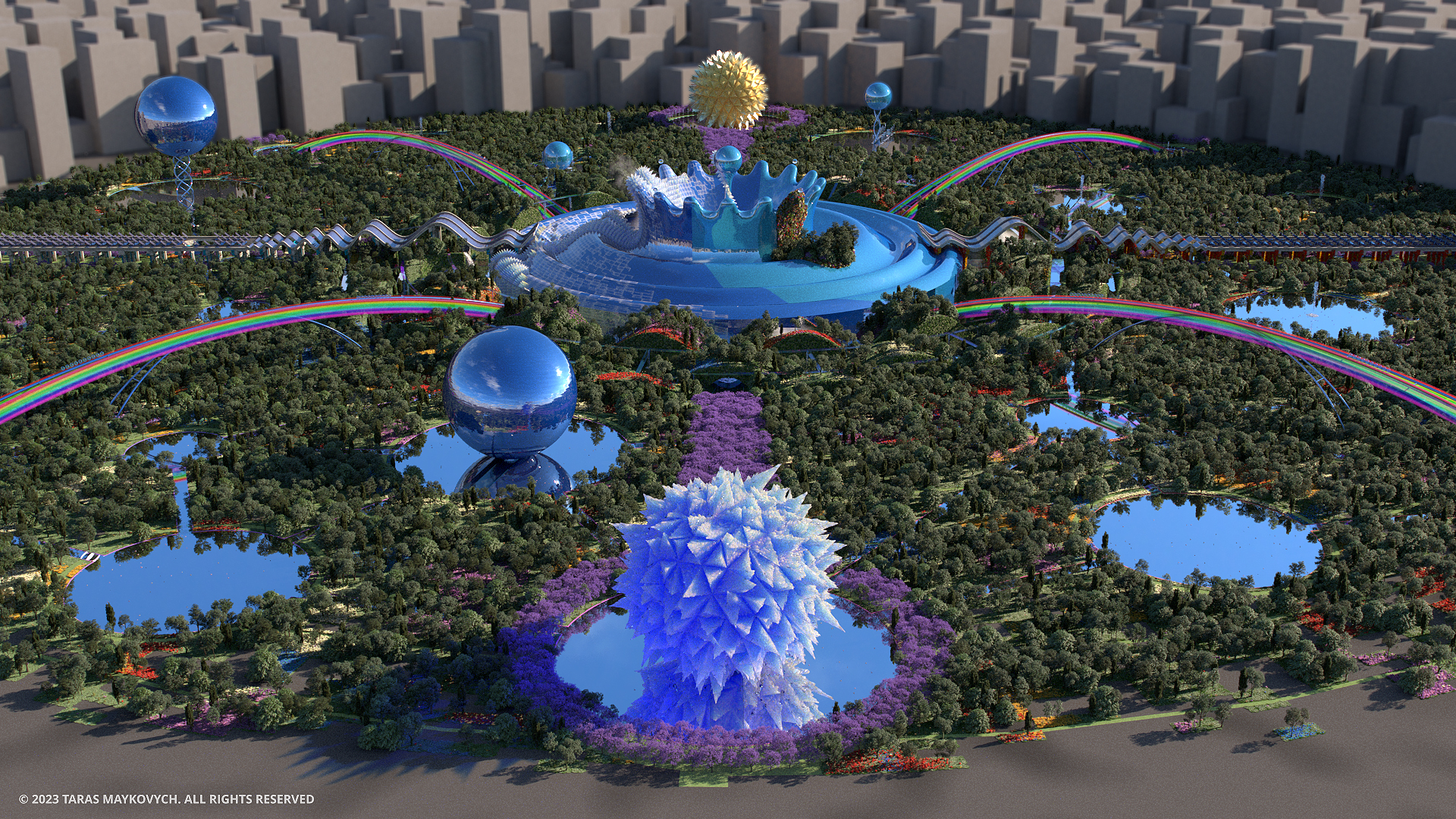 Water Splash Building by Taras3D - Architizer