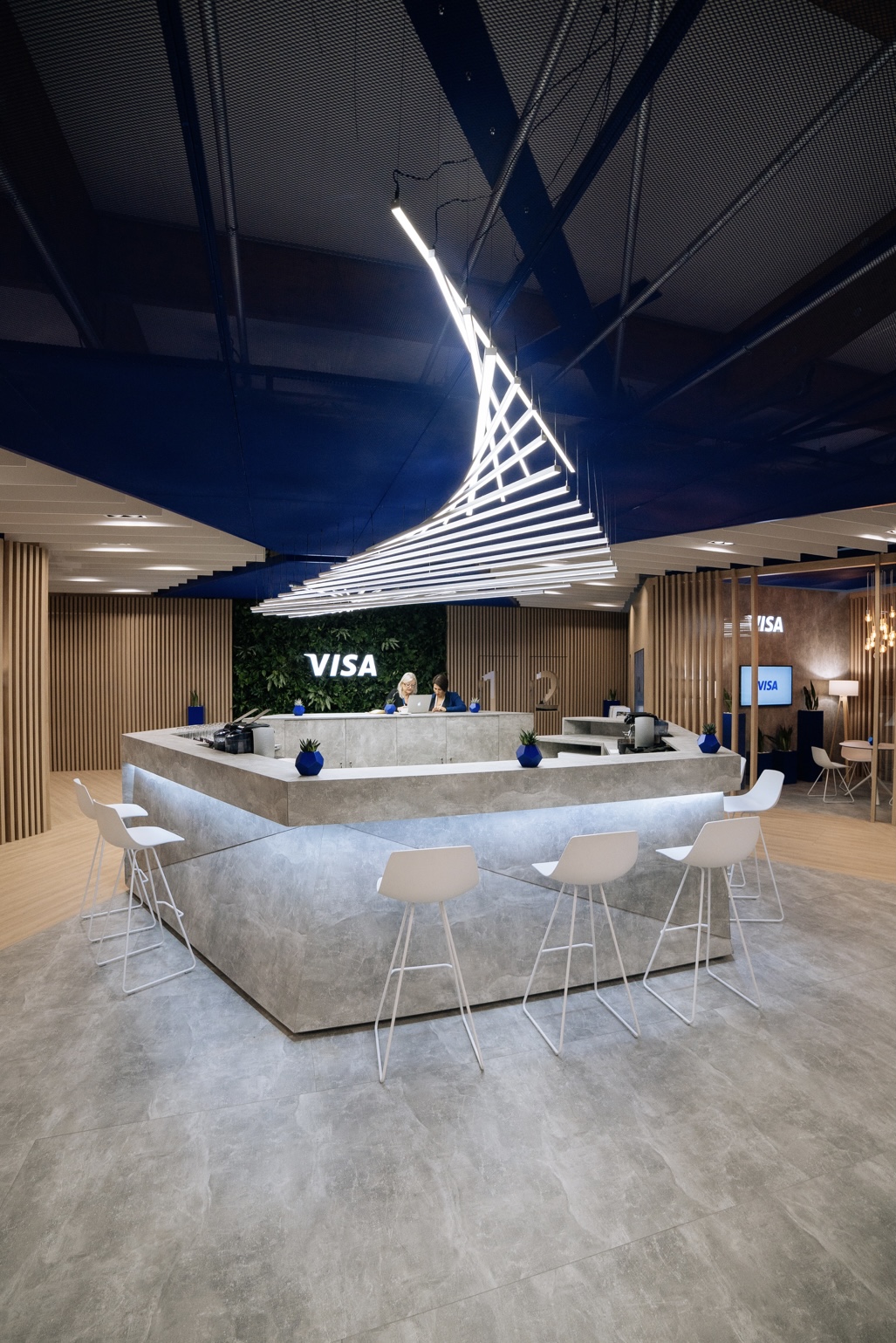 Visa innovation Lounge by uau studio - Architizer