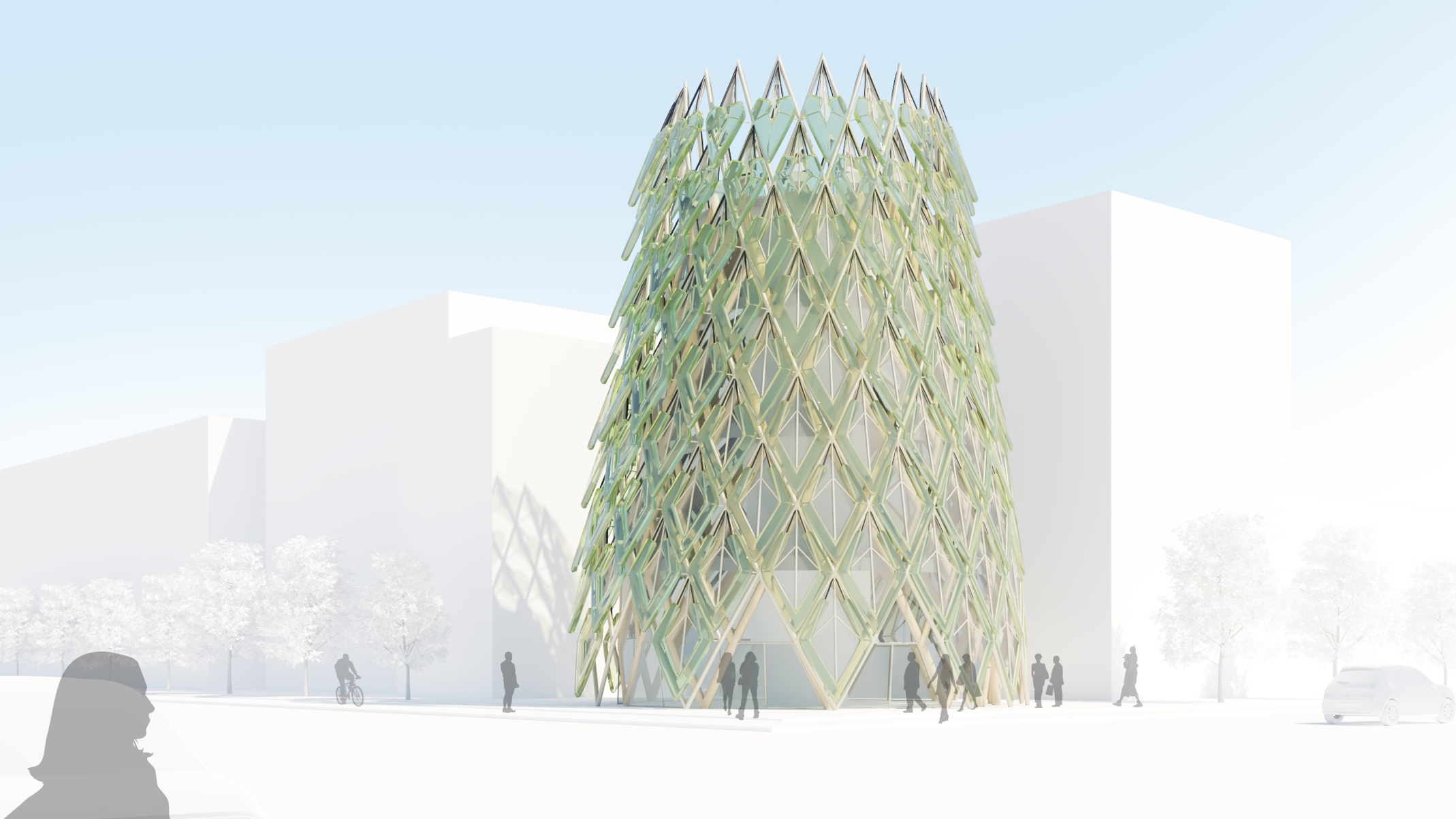 Algae Tower by uau studio - Architizer