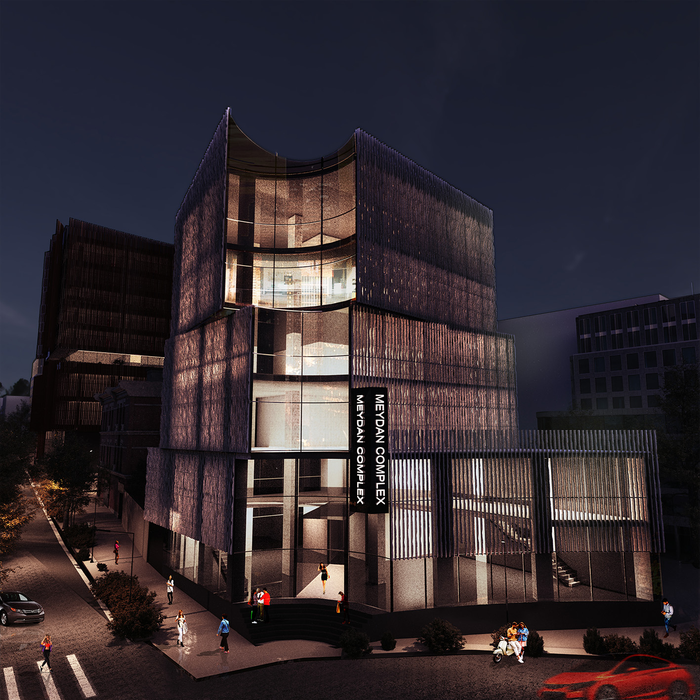 The Square ( MEYDAN ) Complex by HABIBEH MADJDABADI Architecture Studio ...