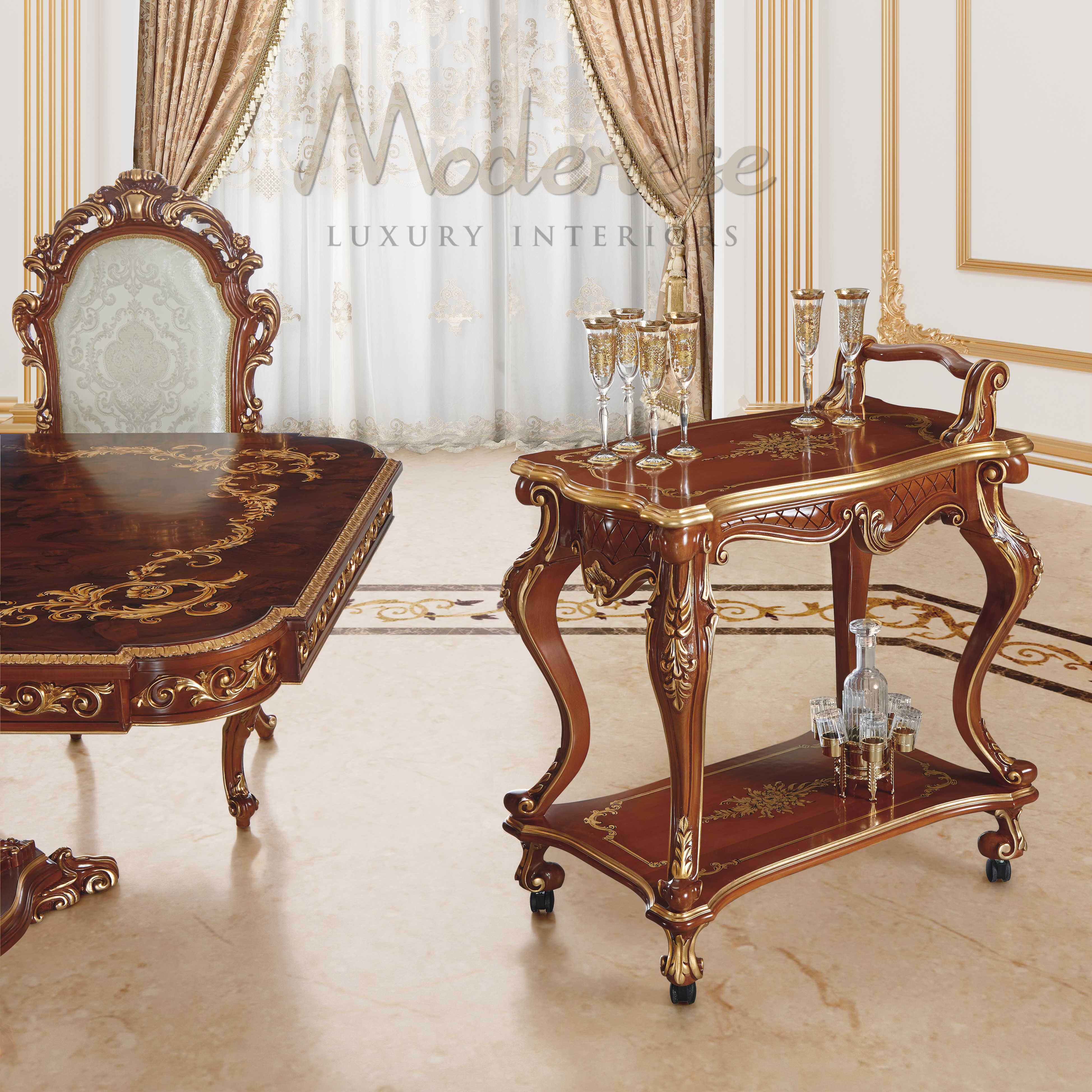 Classical Dining Room By Modenese Interiors by MODENESE Luxury ...
