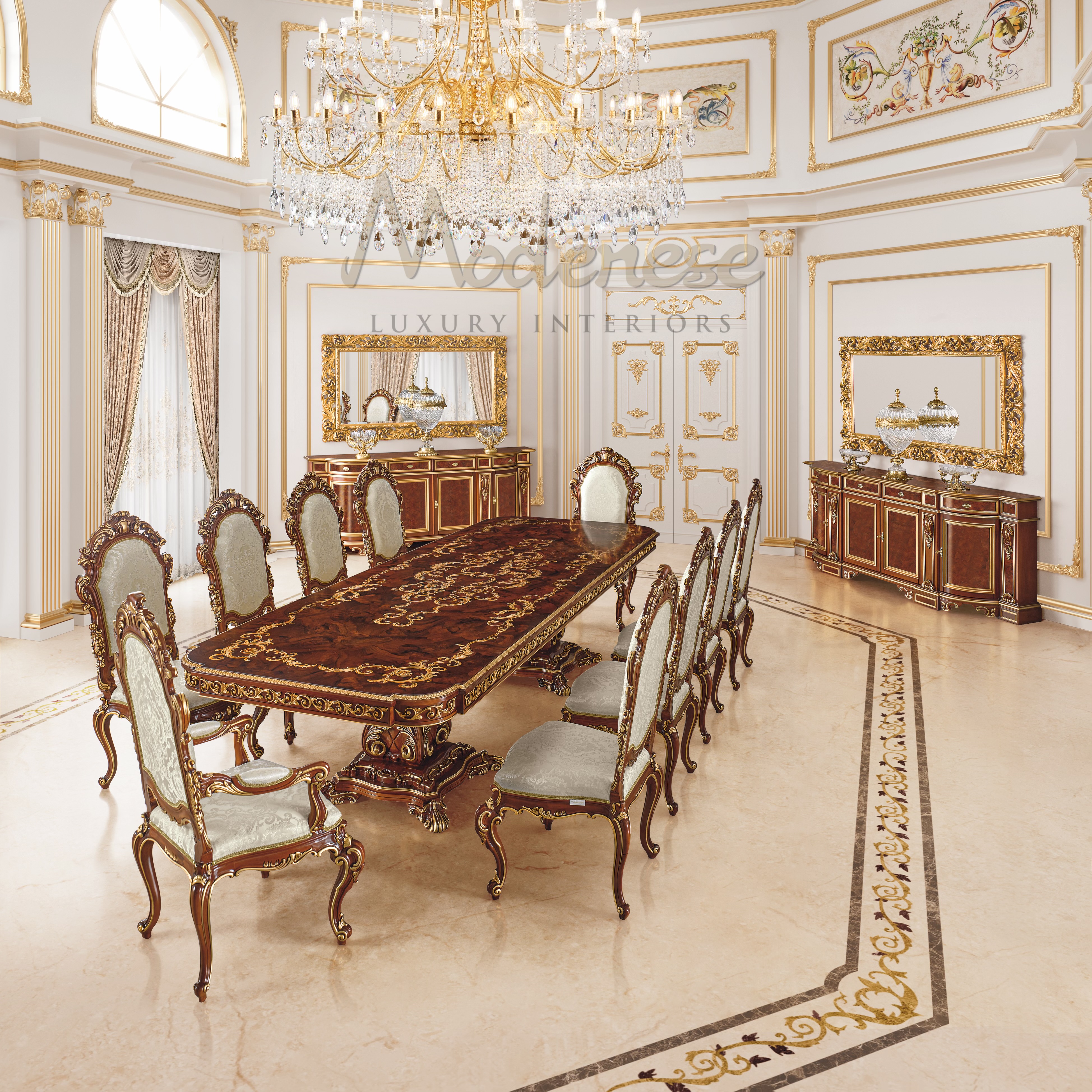 Classical Dining Room By Modenese Interiors by MODENESE Luxury ...