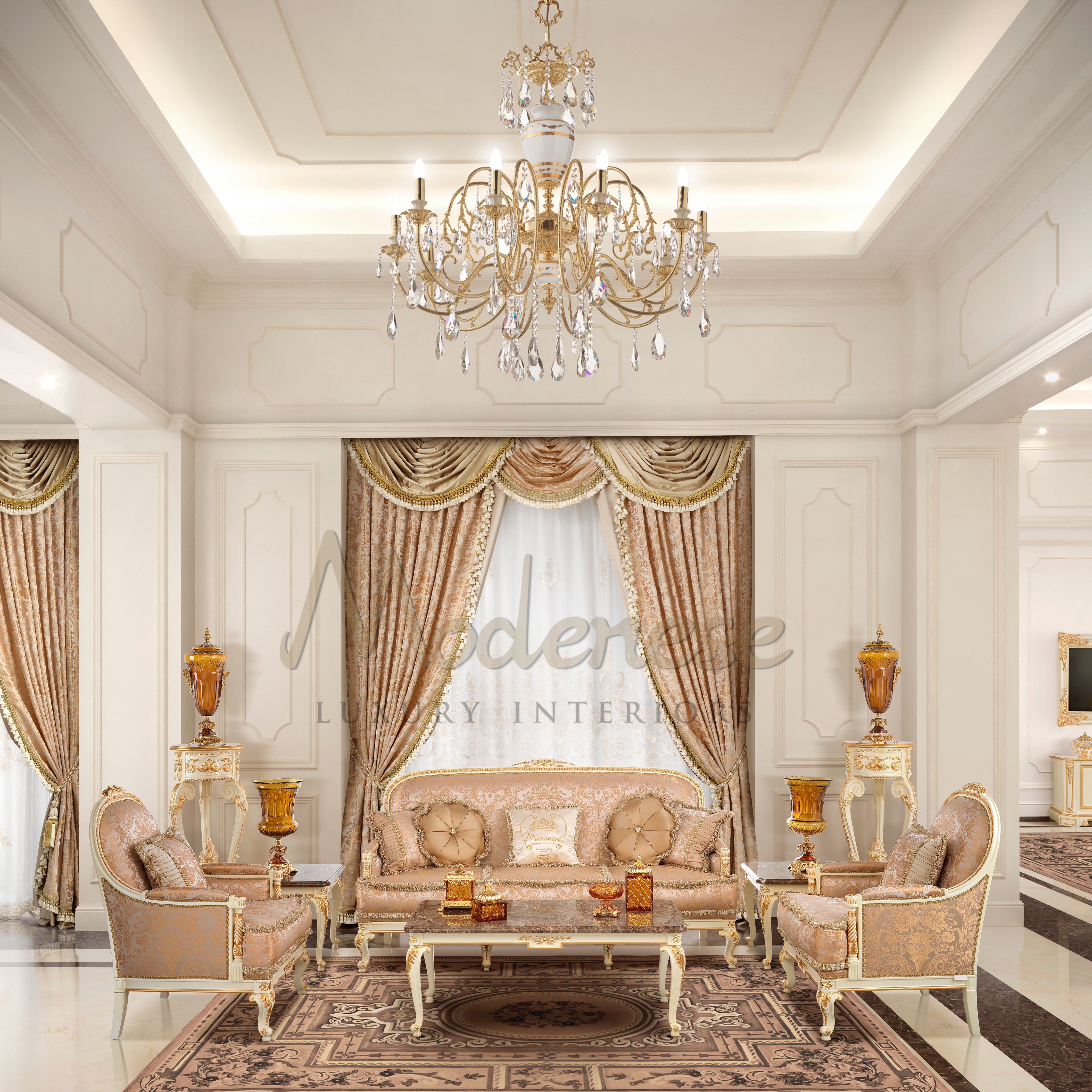 Modenese Interiors' Luxury Majlis Design in Jeddah by MODENESE Luxury ...