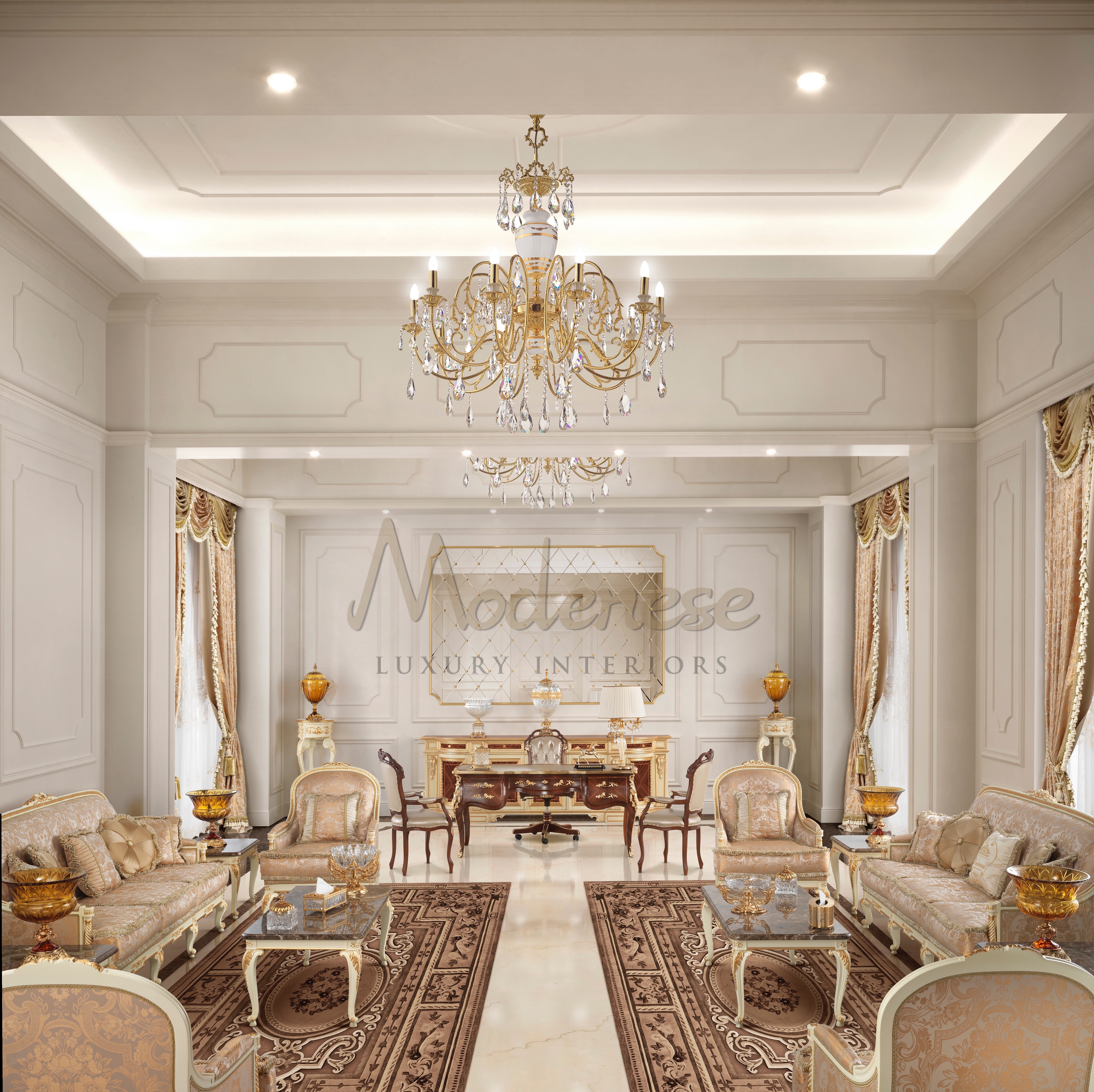 Modenese Interiors' Luxury Majlis Design in Jeddah by MODENESE Luxury ...