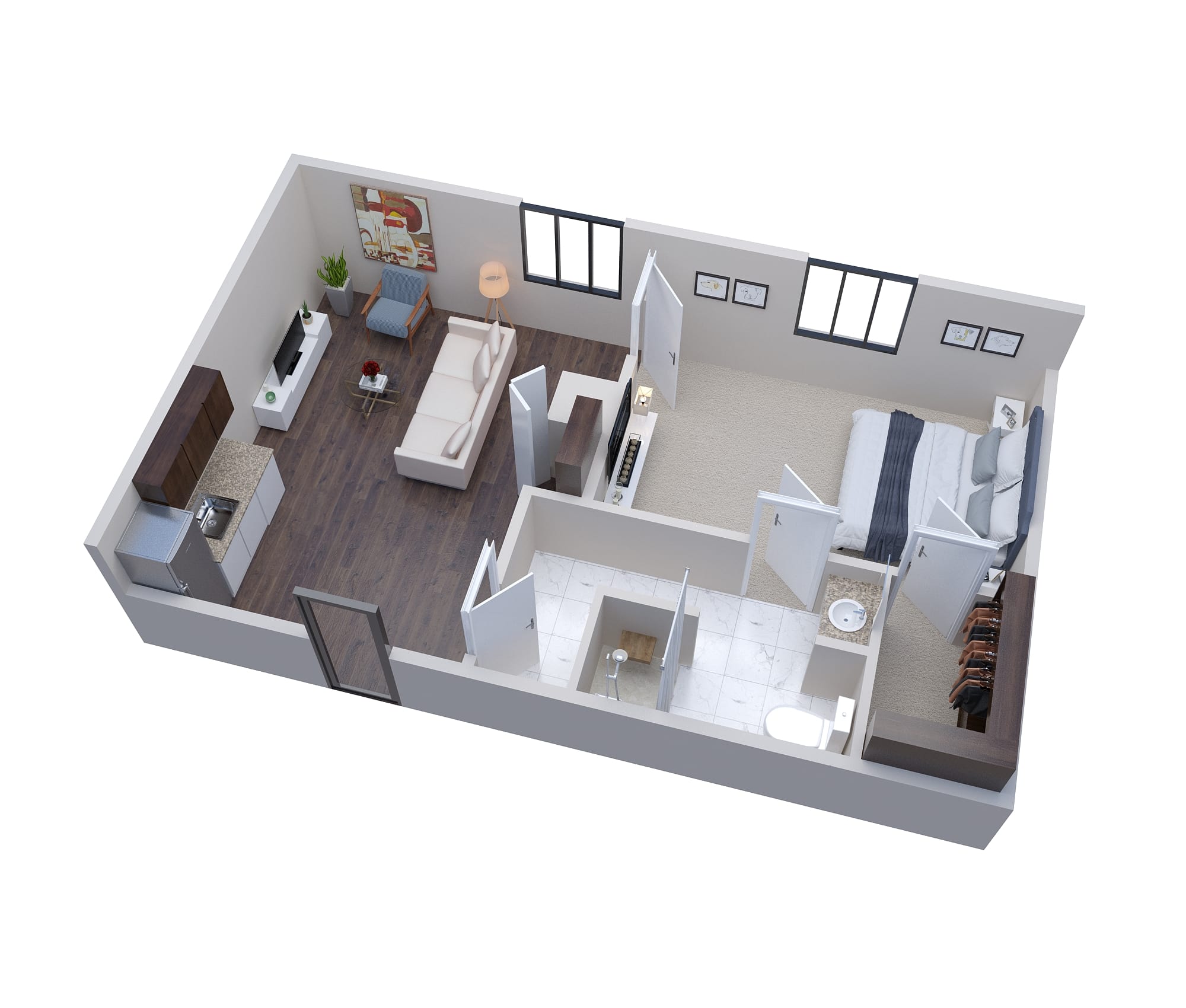 3D Floor Plan Rendering Salt Lake City, Utah by The 2D3D Floor Plan ...