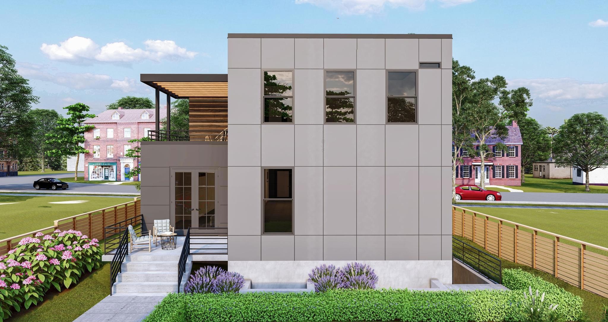 3D Exterior Rendering Washington, DC by The 2D3D Floor Plan Company - Architizer