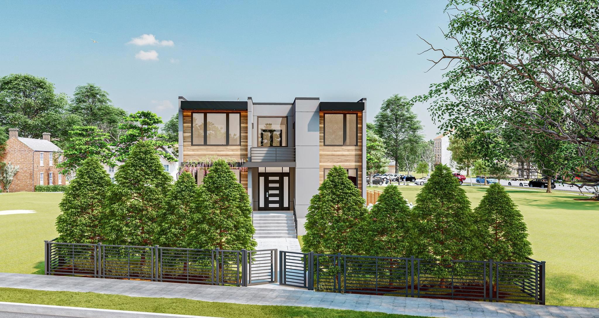 3D Exterior Rendering Washington, DC by The 2D3D Floor Plan Company - Architizer