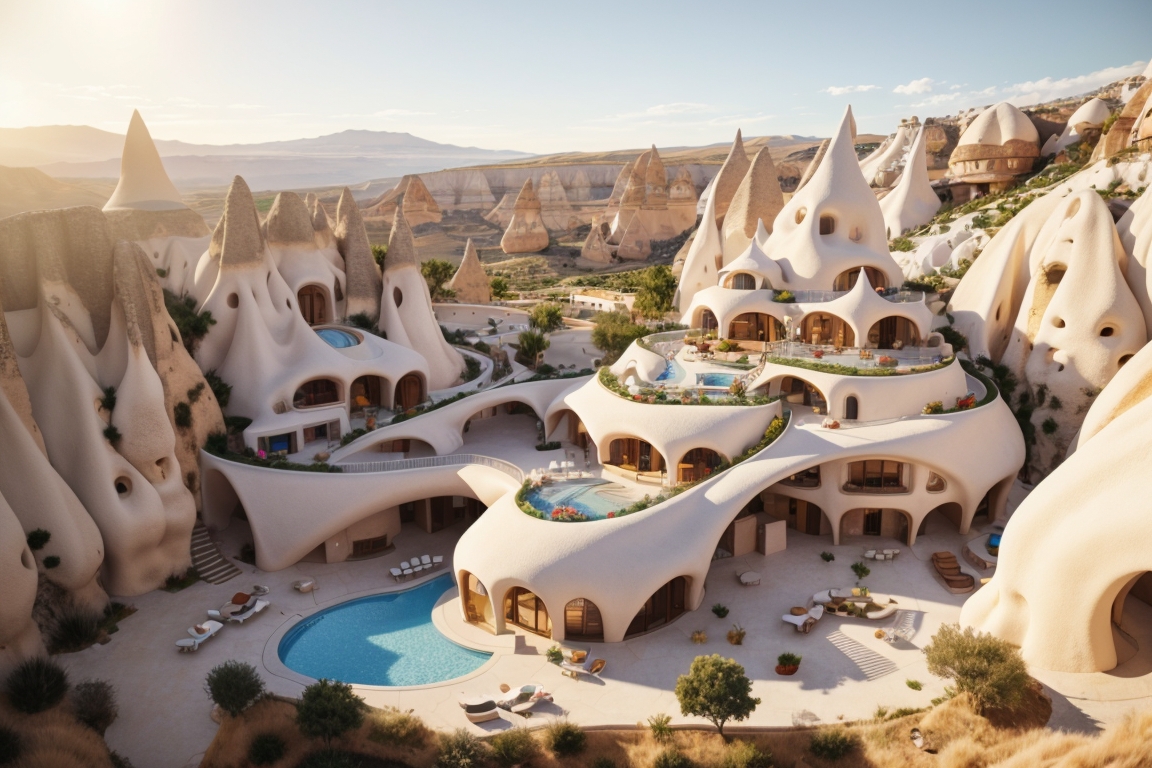 "Cappadocia's Modern Cave Resort" by Sha design studio - Architizer