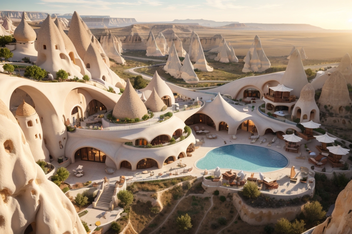 "Cappadocia's Modern Cave Resort" by Sha design studio - Architizer
