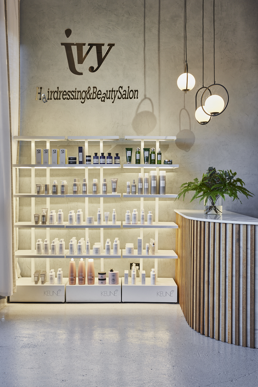Ivy Hairdressing - Fluid Geometries and Industrial Harmony by Squareone ...