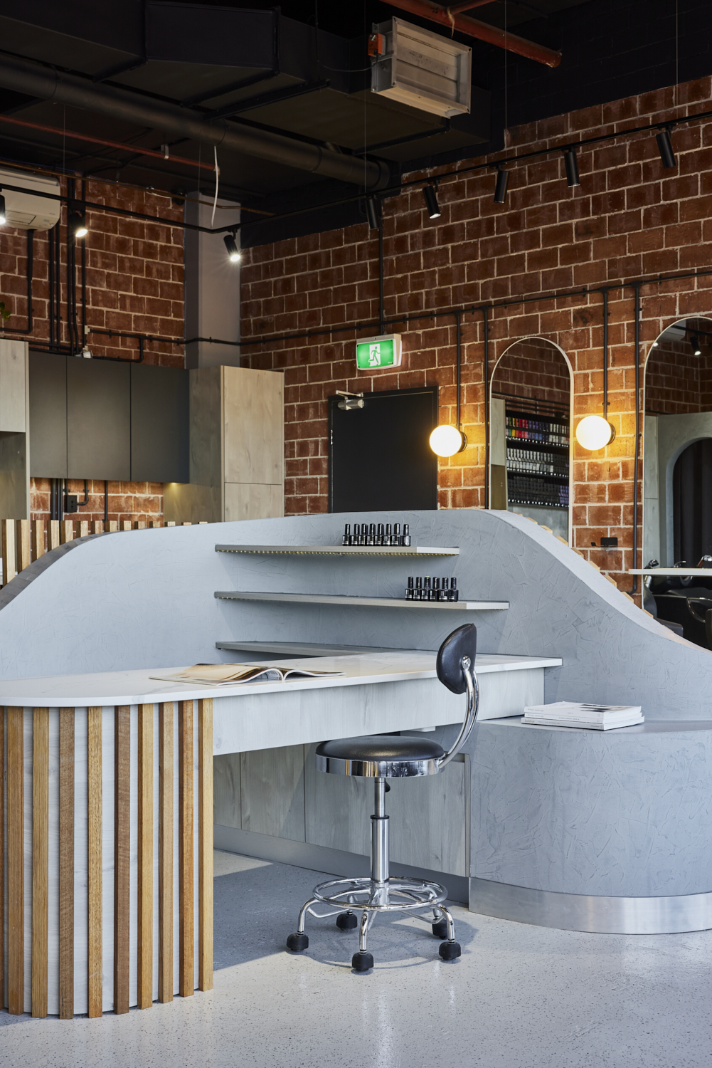 Ivy Hairdressing - Fluid Geometries and Industrial Harmony by Squareone ...
