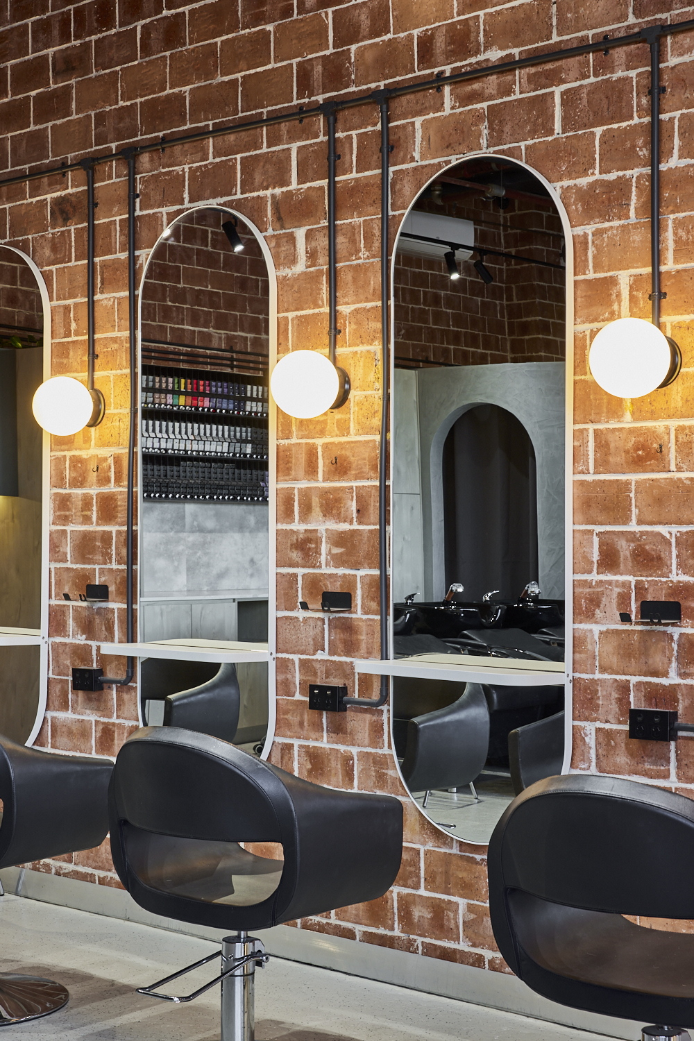 Ivy Hairdressing - Fluid Geometries and Industrial Harmony by Squareone ...