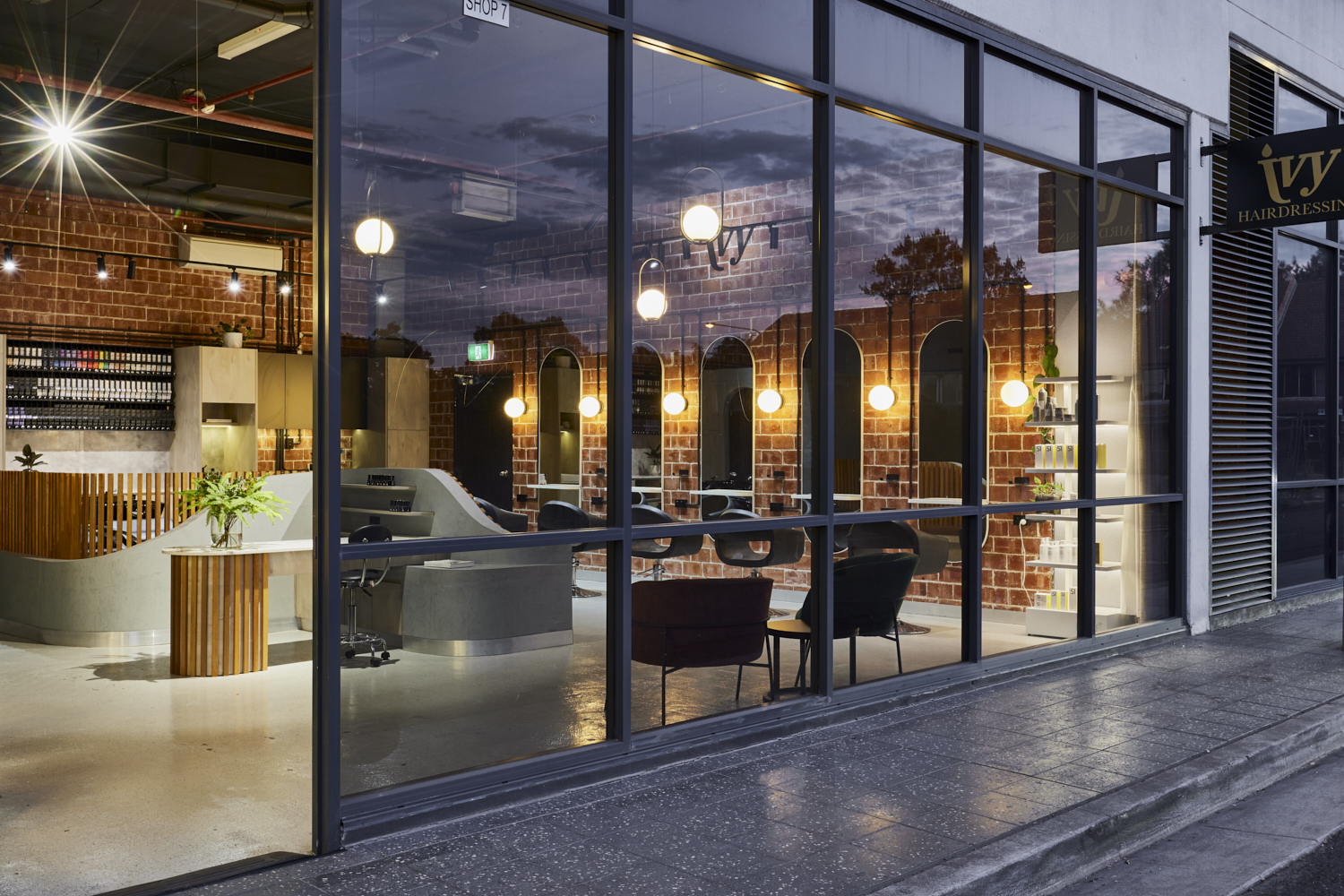 Ivy Hairdressing - Fluid Geometries and Industrial Harmony by Squareone ...