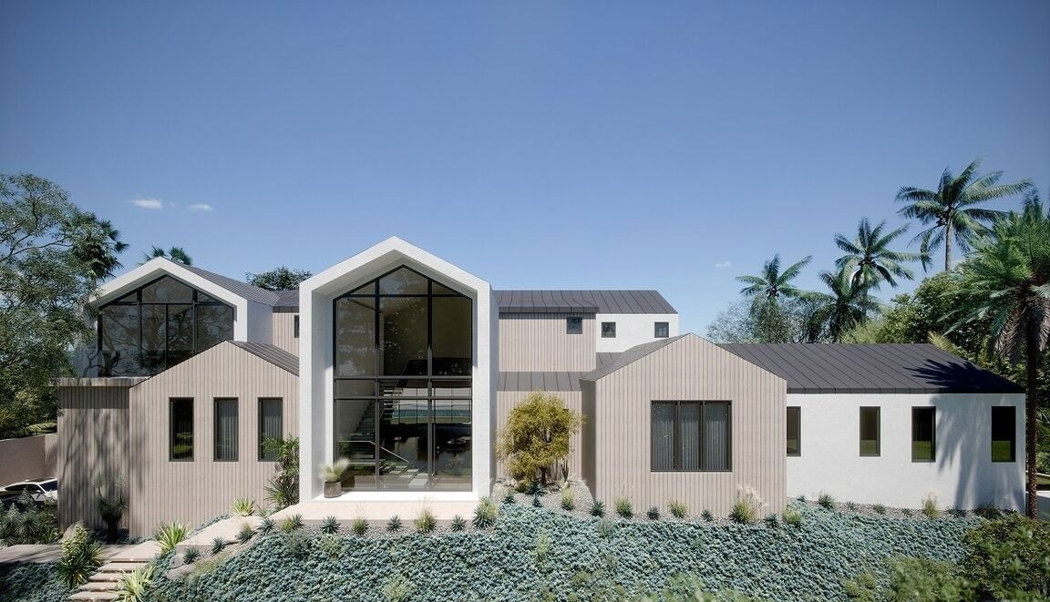 3D Exterior Rendering Los Angeles, California by The 2D3D Floor Plan ...