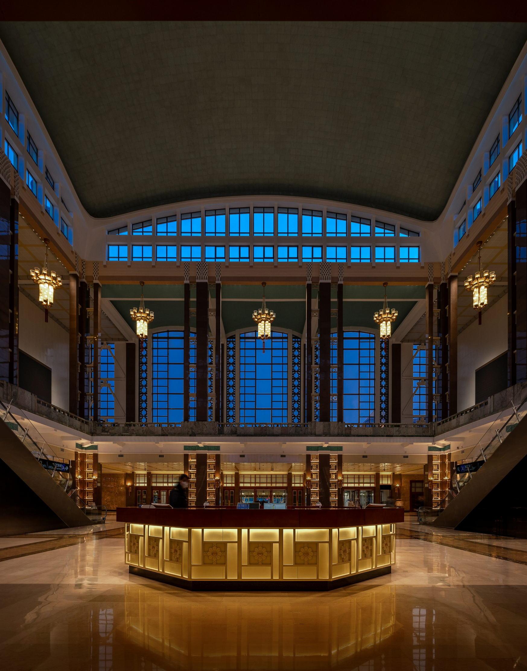 The Interior Renovation of Beijing Railway Station by WIT Design ...