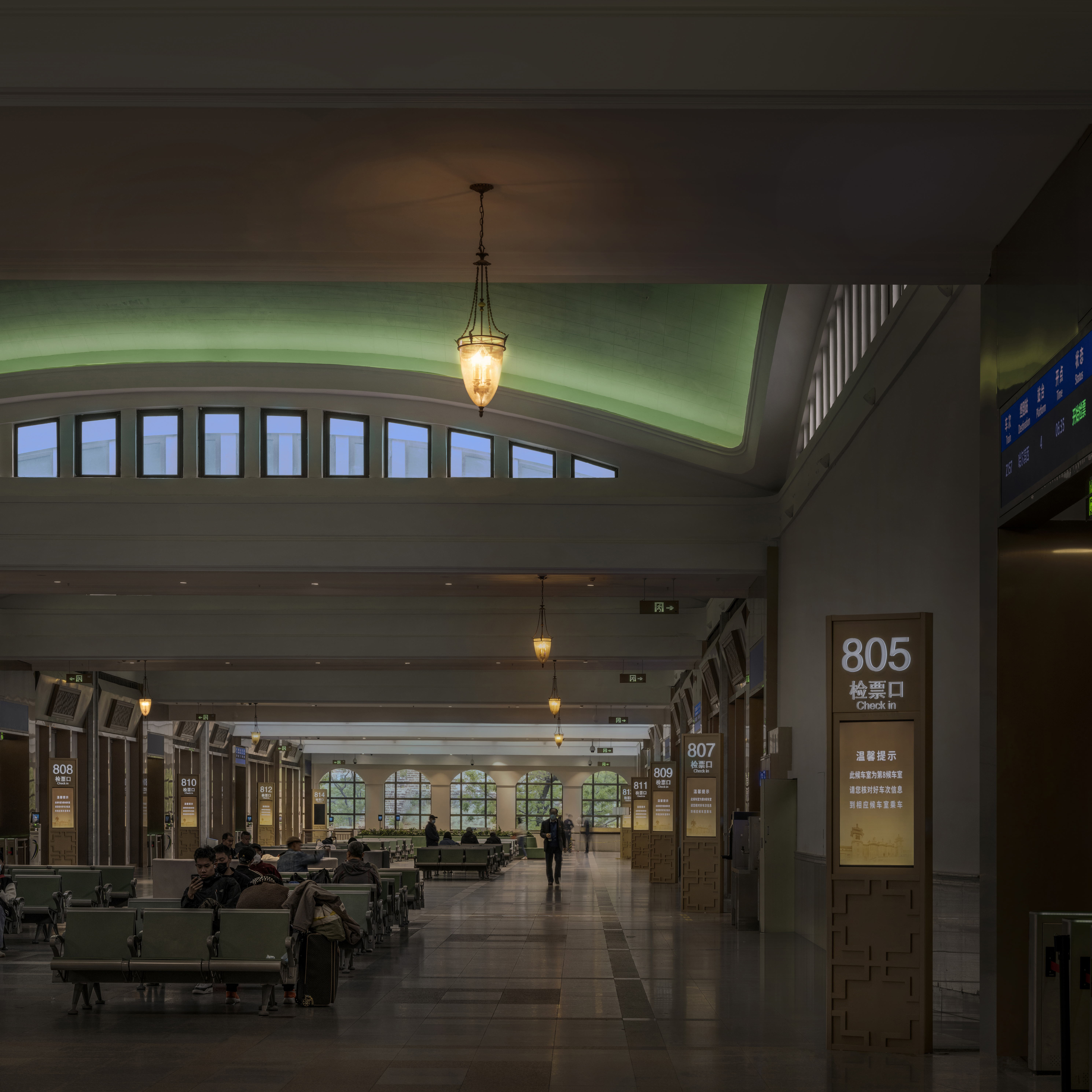 The Interior Renovation of Beijing Railway Station by WIT Design ...