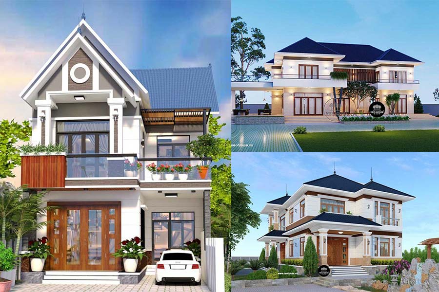 Những mẫu nhà mái Thái 2 tầng đẹp hiện đại xu hướng mới by NEOHouse CTy ...