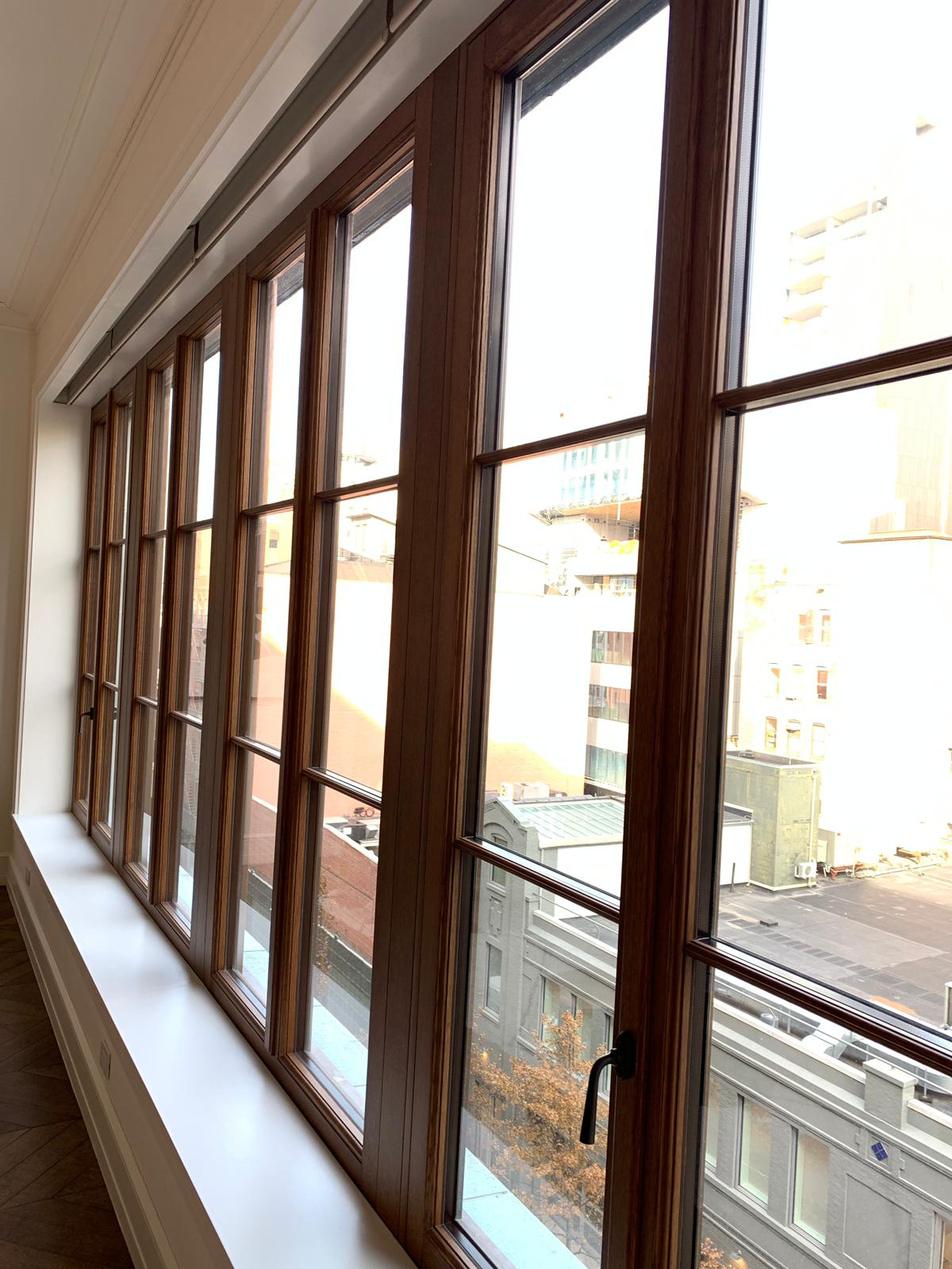 Custom Bronze/Copper infused Windows and doors, Fitzroy by Gozzi Design ...